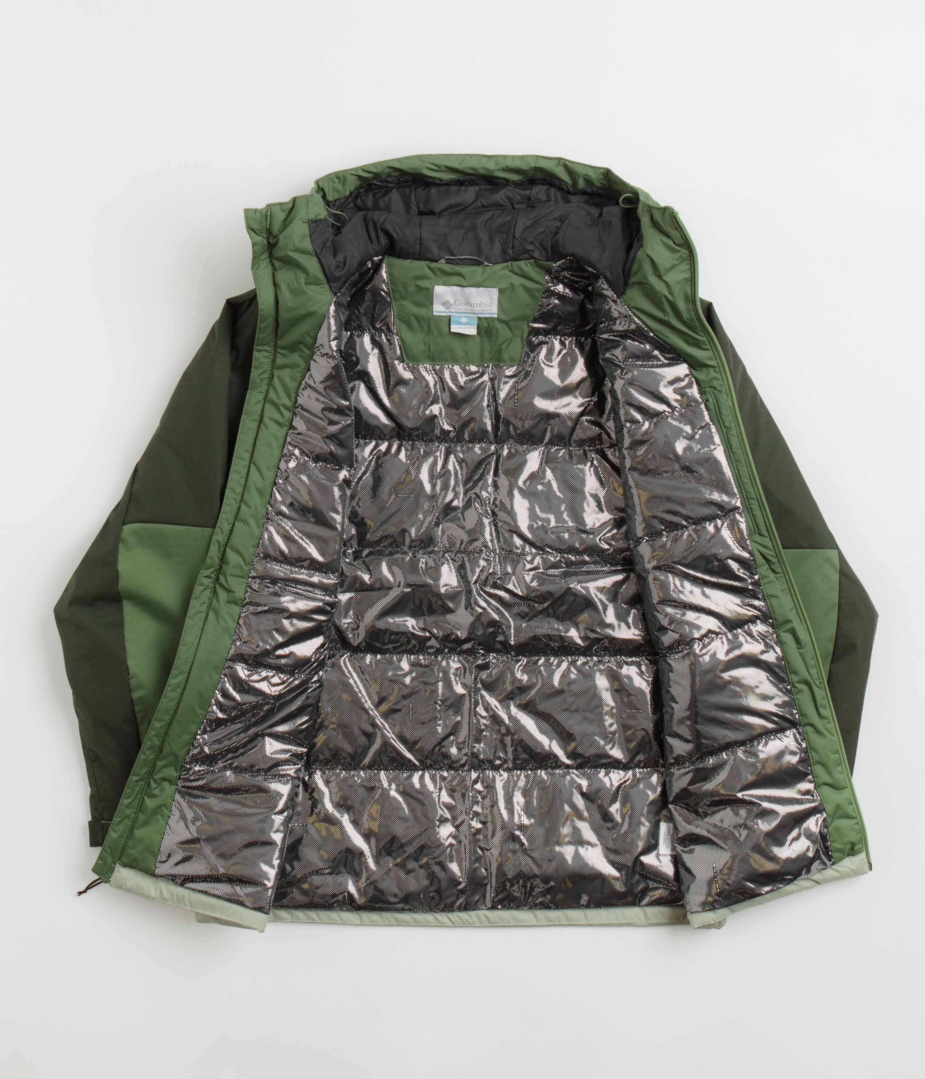 Columbia Point Park II Insulated Jacket - Canteen / Greenscape / Safar ...