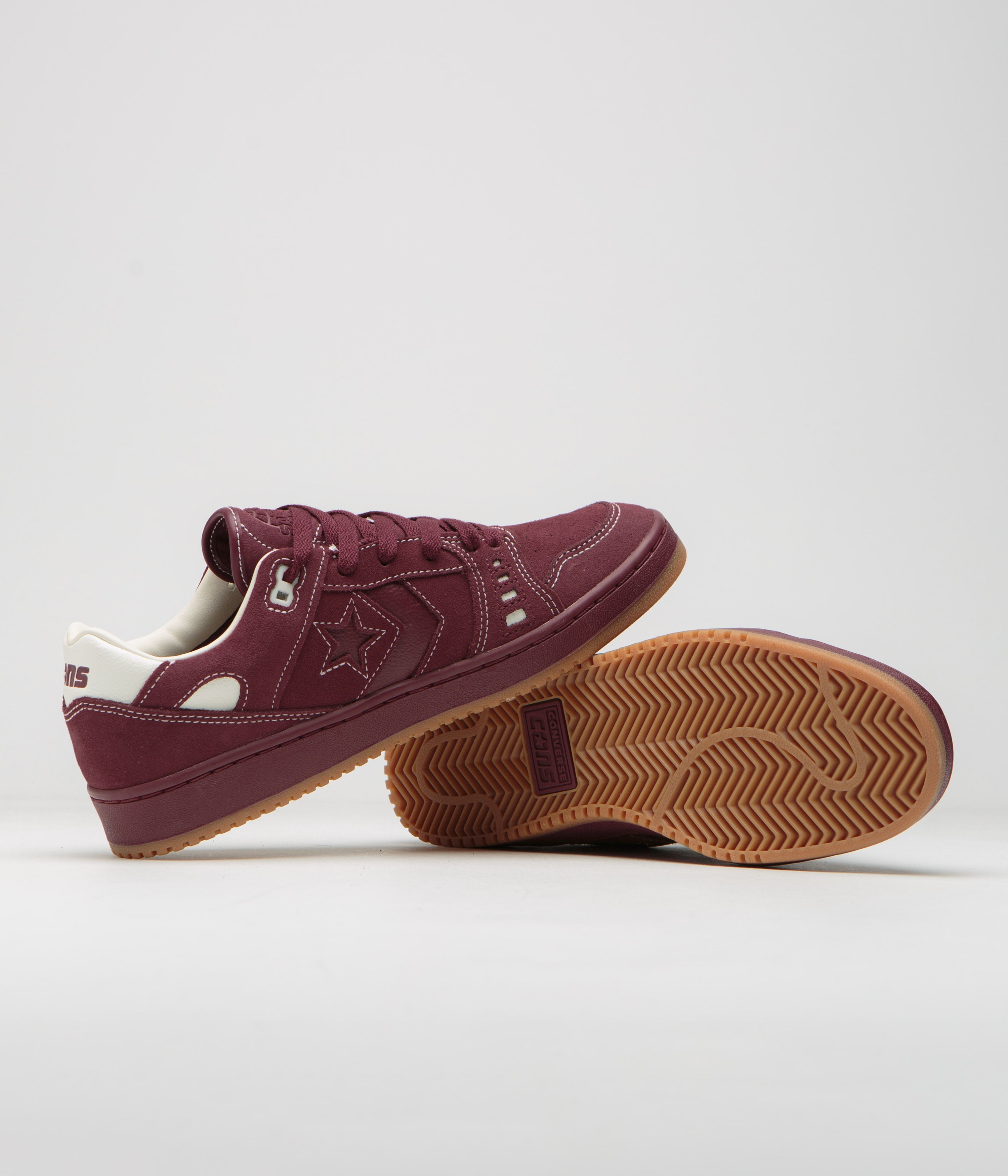 Converse AS-1 Pro Shoes - Dark Burgundy / Egret / Gum | Flatspot