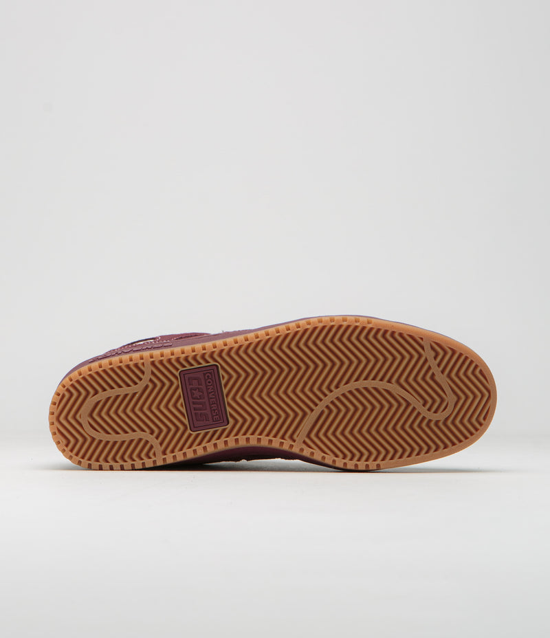 Converse AS-1 Pro Shoes - Dark Burgundy / Egret / Gum | Flatspot