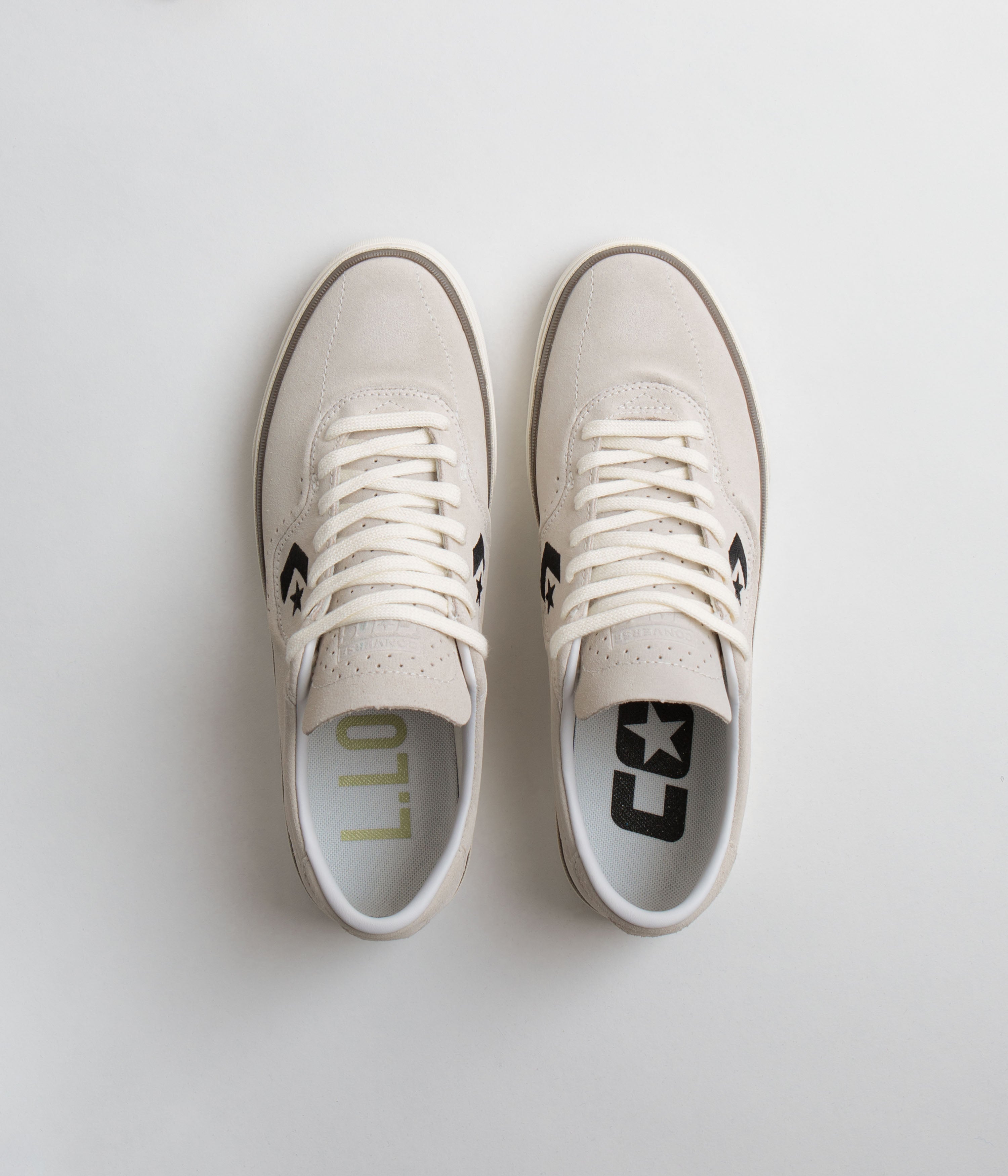 Converse Cons Louie Lopez Pro Ox Shoes - Egret / Black / Egret | Flatspot