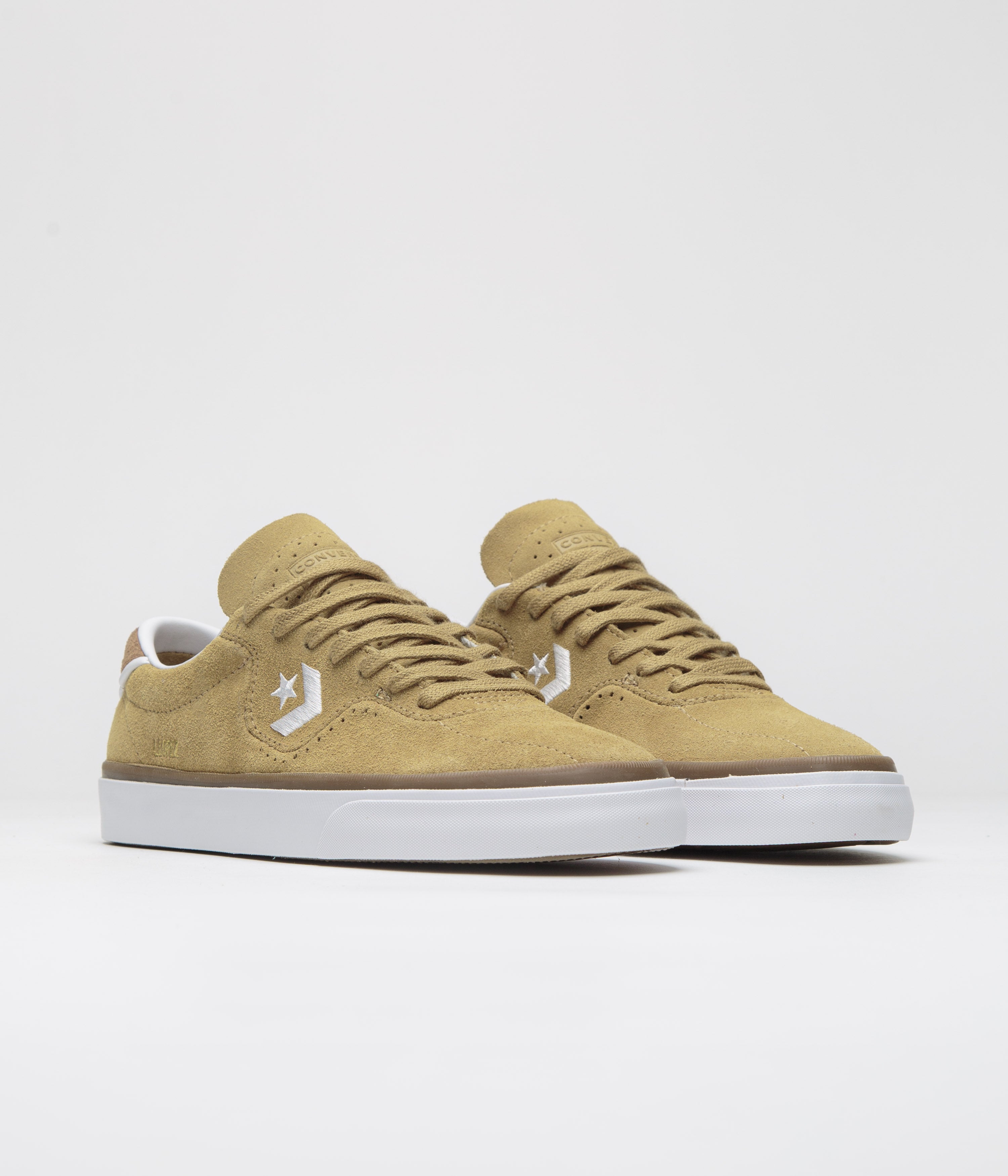 Converse Cons Louie Lopez Pro Ox Shoes - Toadstool Tan / Dark Whiskey ...