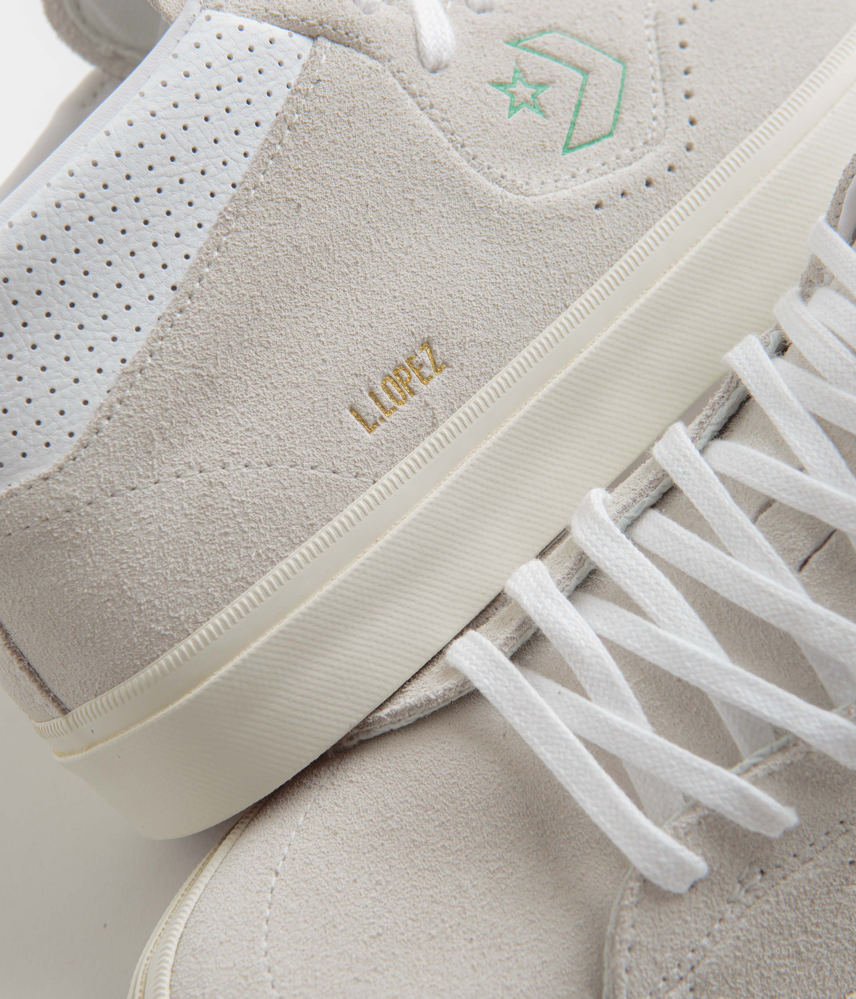 Converse Louie Lopez Pro Mid Shoes - Vaporous Gray / White | Flatspot