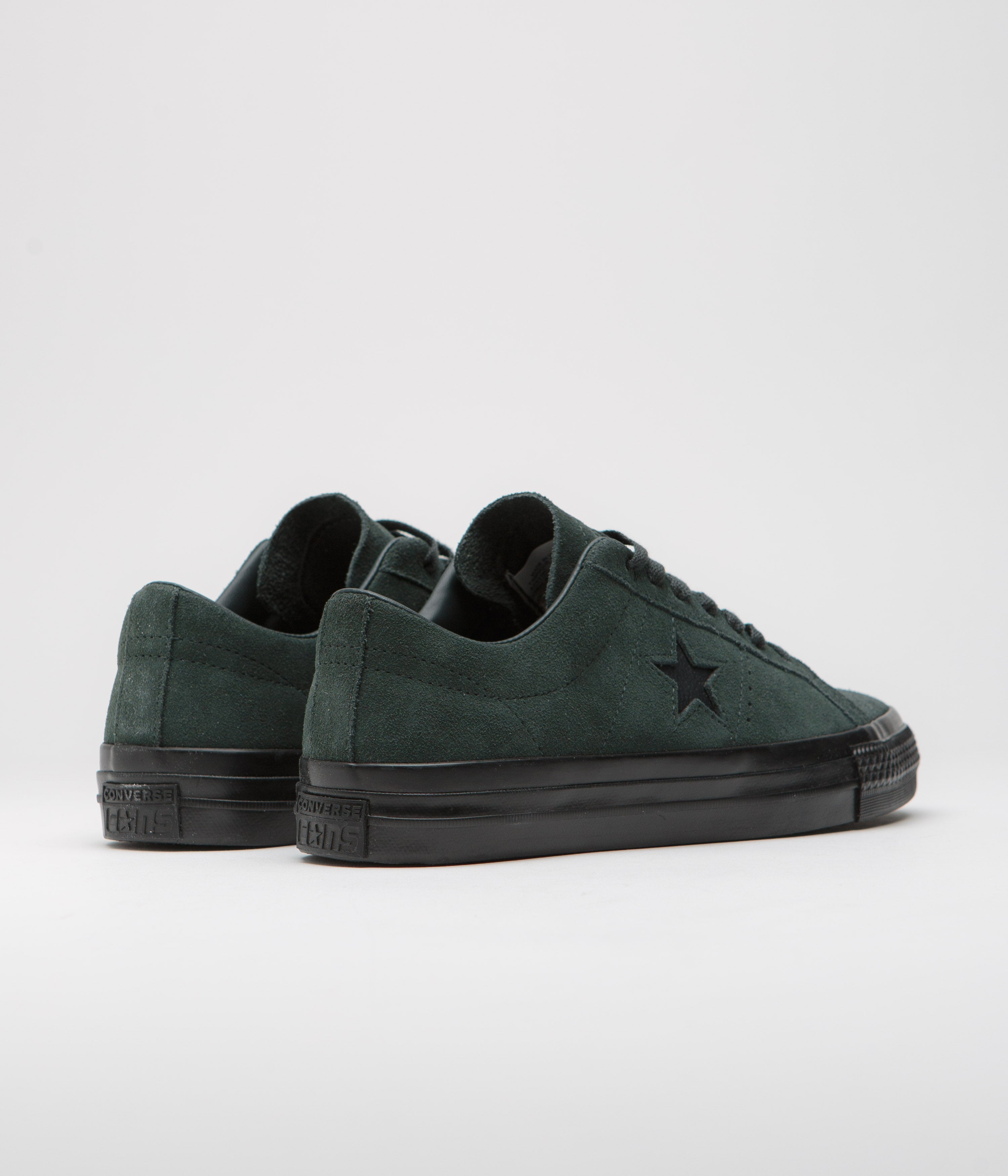 Converse One Star Pro Ox Shoes - Secret Pines / Black / Black | Flatspot