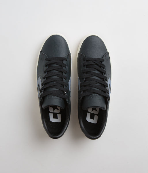 Converse PL Vulc Pro Ox Shoes - Black / Lunar Grey / Egret | Flatspot