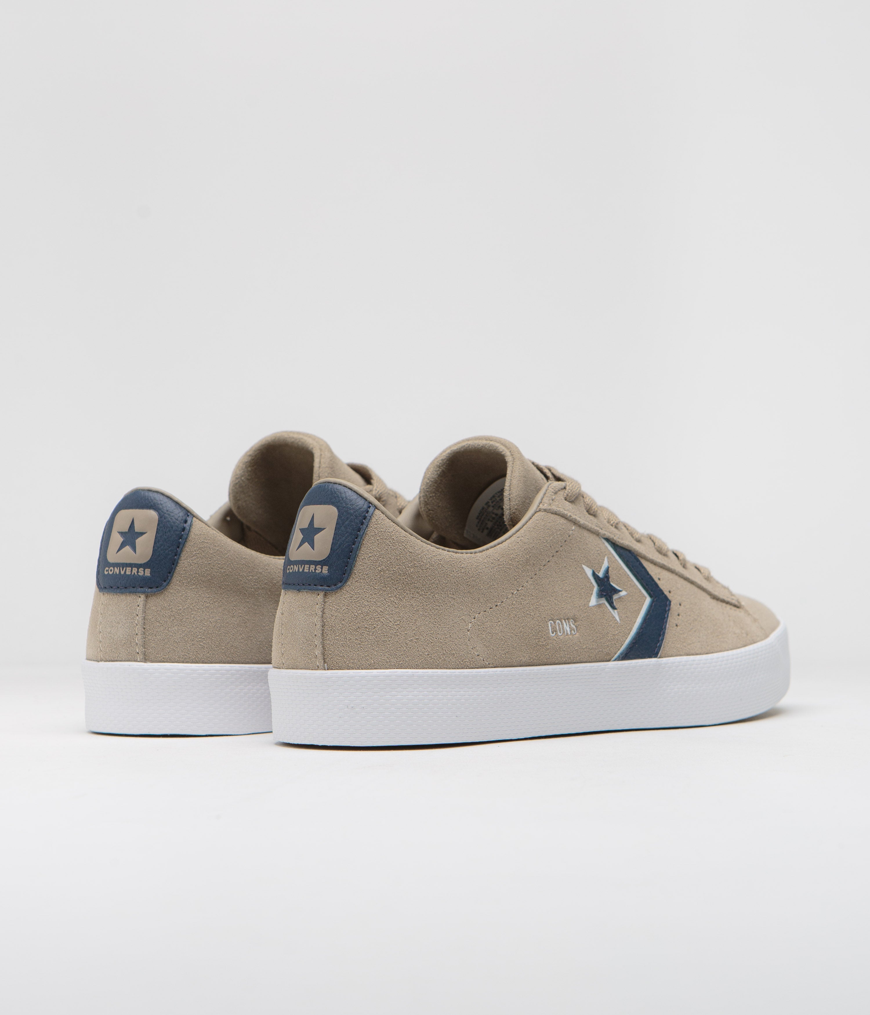 Converse PL Vulc Pro Ox Shoes - Vintage Cargo / White / Navy | Flatspot