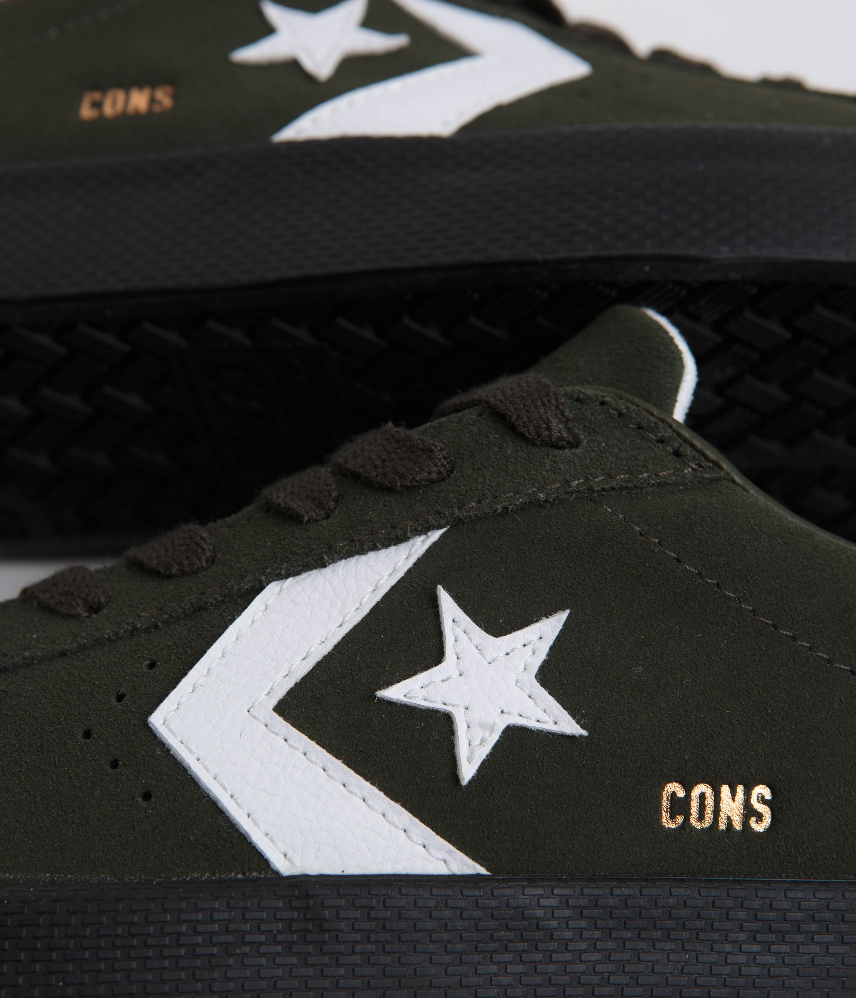 Converse Pro Leather Fall Tone Shoes - Forest Shelter / White / Black ...