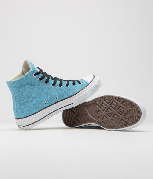 Converse x Stussy Chuck 70 Hi Shoes - Sky Blue | flatspot