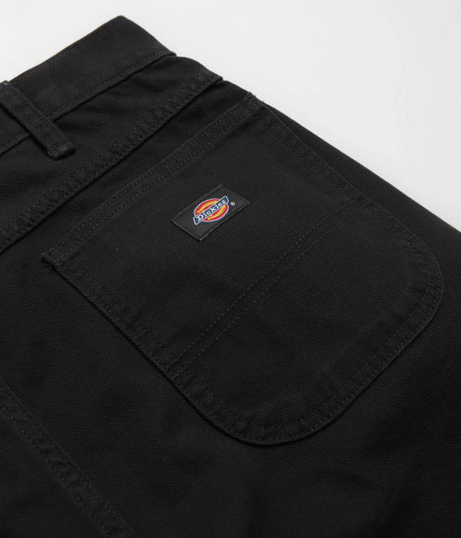 Dickies Duck Canvas Chap Shorts - Stone Washed Black | flatspot
