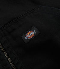Dickies Duck Canvas Hooded Unlined Jacket - Black | Flatspot