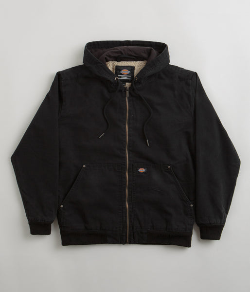 Dickies Hooded Duck Canvas Jacket - Black | Flatspot