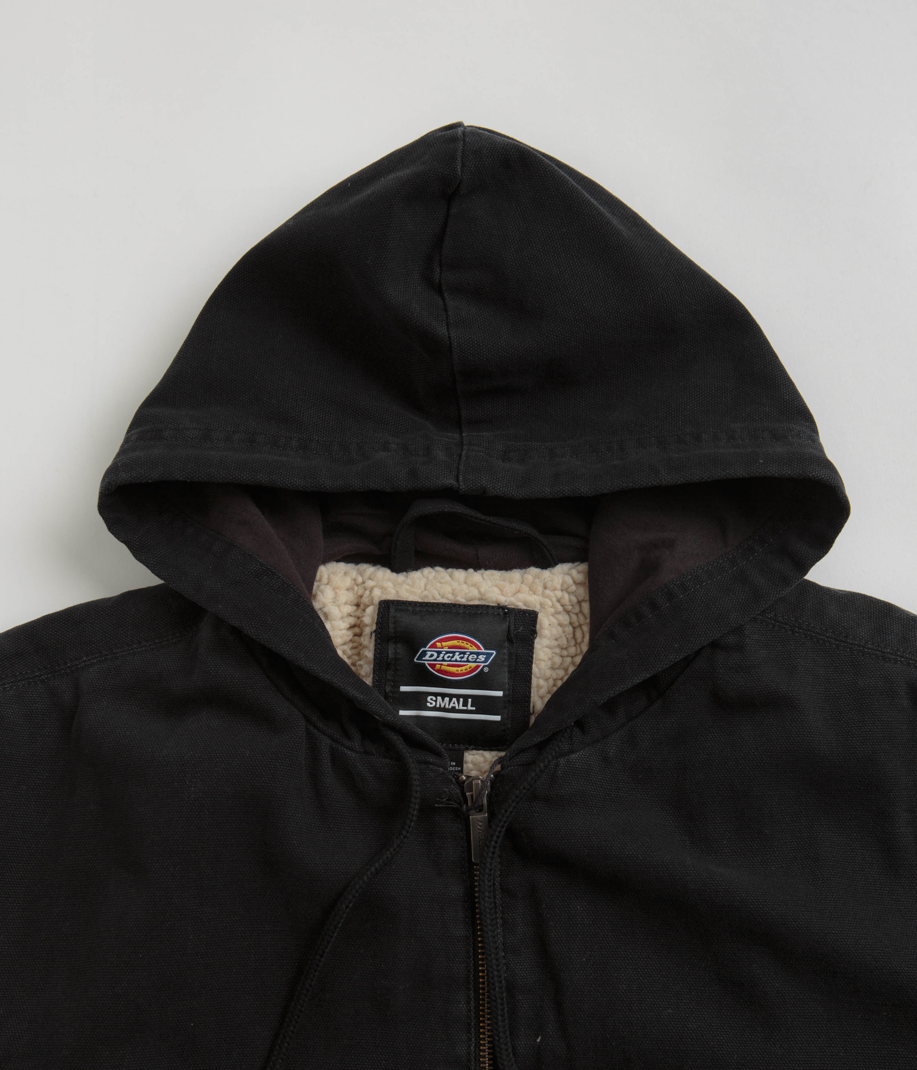 Dickies Hooded Duck Canvas Jacket - Black | Flatspot