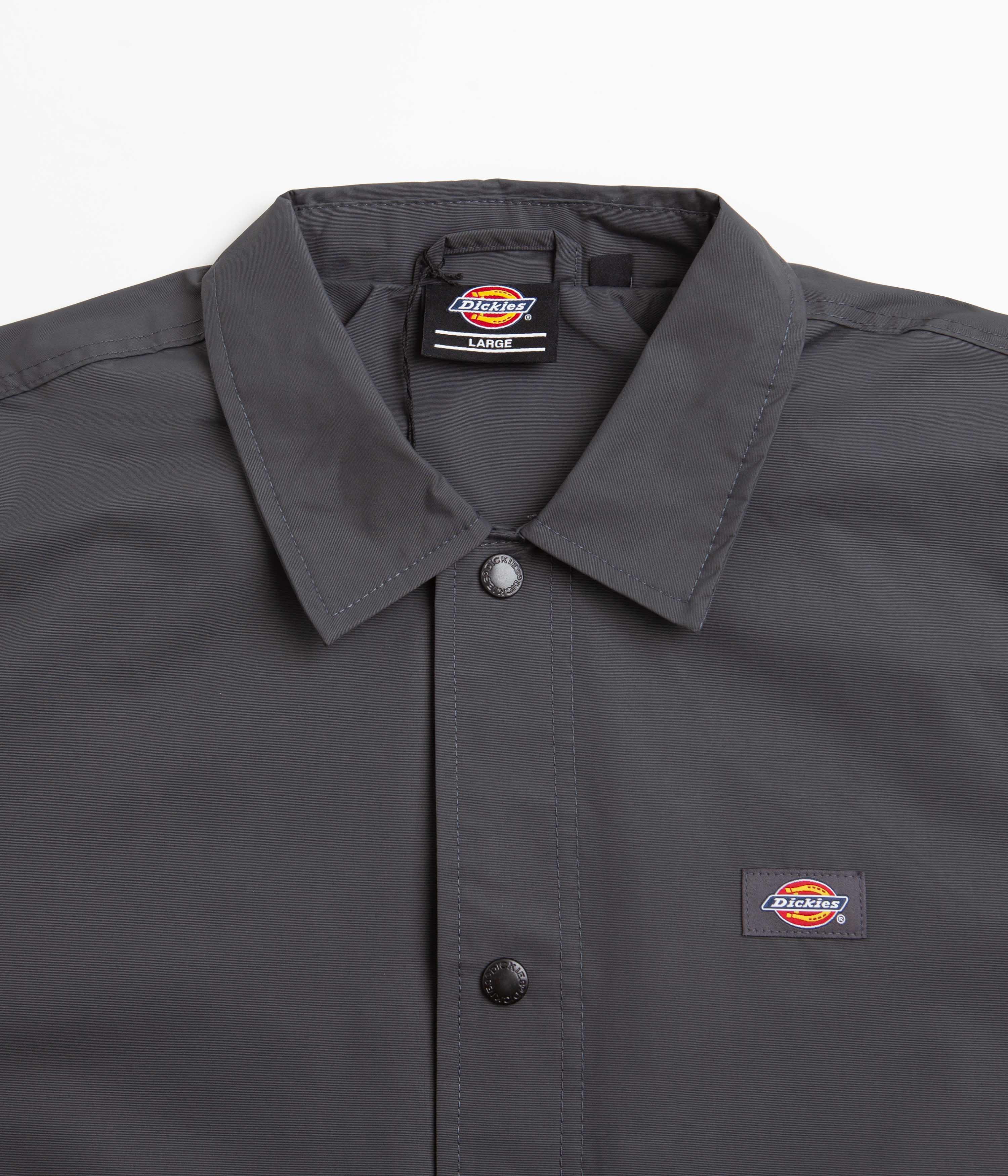Dickies Oakport Coach Jacket - Charcoal Grey | Flatspot