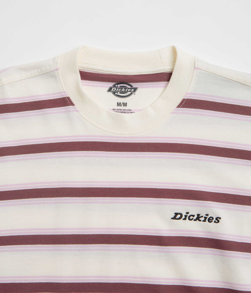 Dickies York Stripe T-Shirt - Egret | flatspot