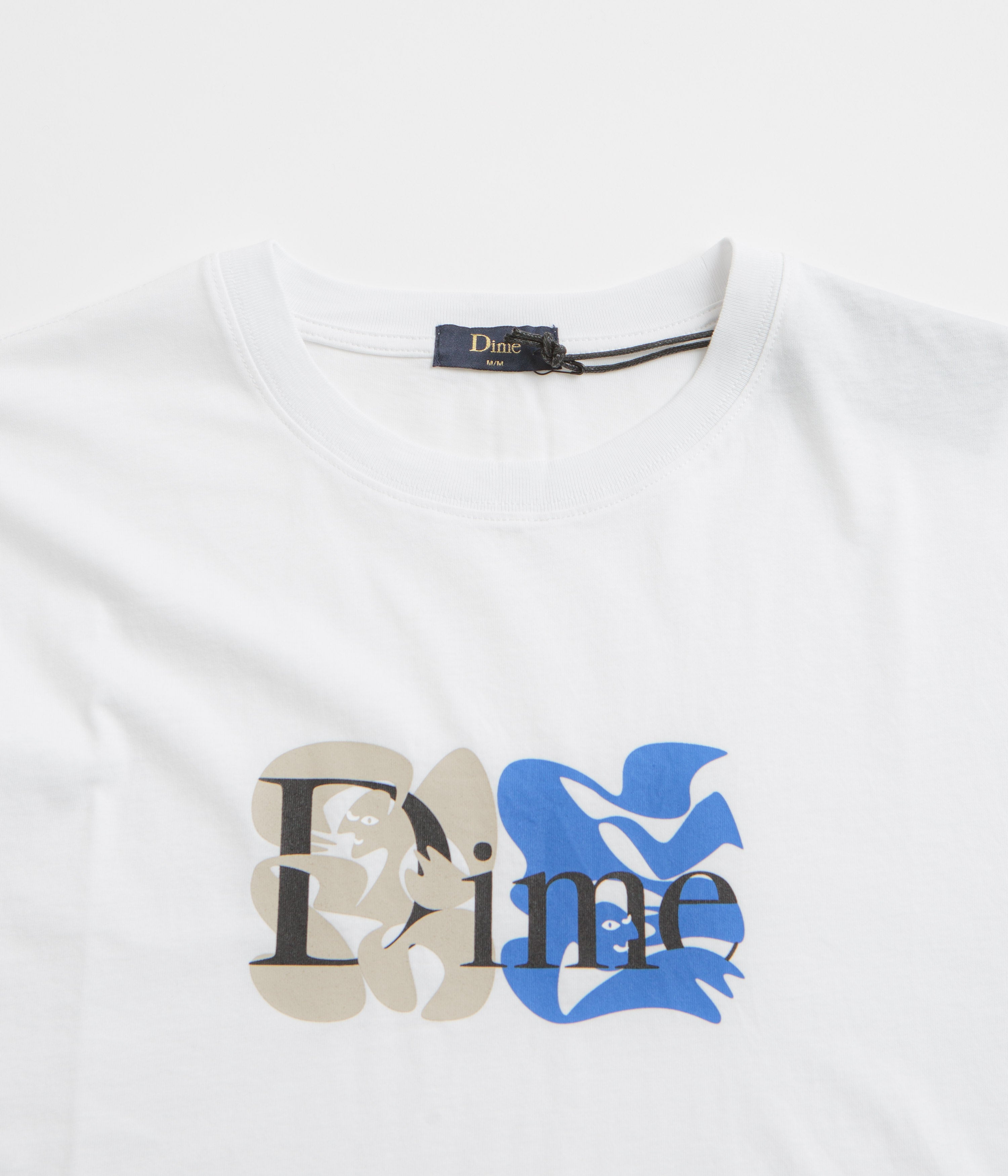 Dime Classic Duo T-Shirt - White | Flatspot