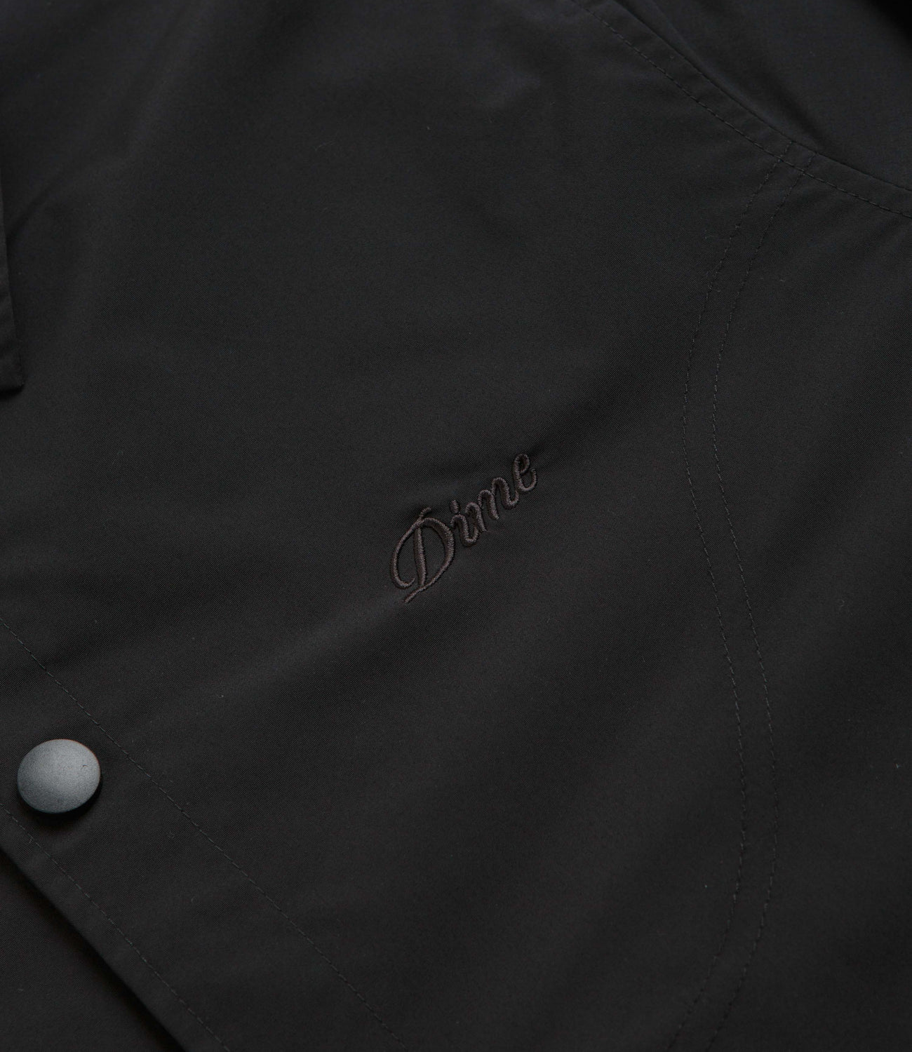Dime Cursive Coach Jacket - Black - Order by 3pm for Free Next Day ...
