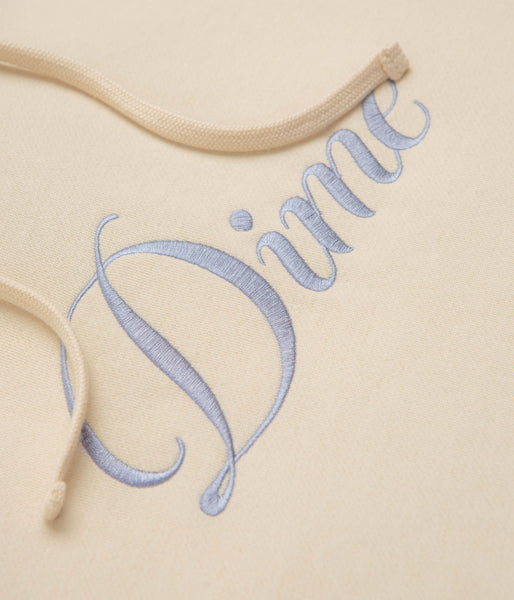 Dime Cursive Logo Hoodie - Fog | Flatspot