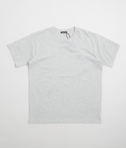 Dime Cursive Small Logo T-Shirt - Ash | flatspot