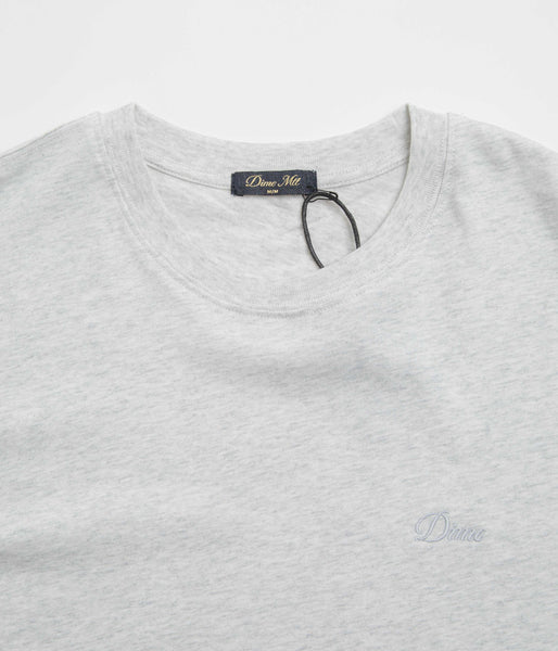 Dime Cursive Small Logo T-Shirt - Ash | flatspot