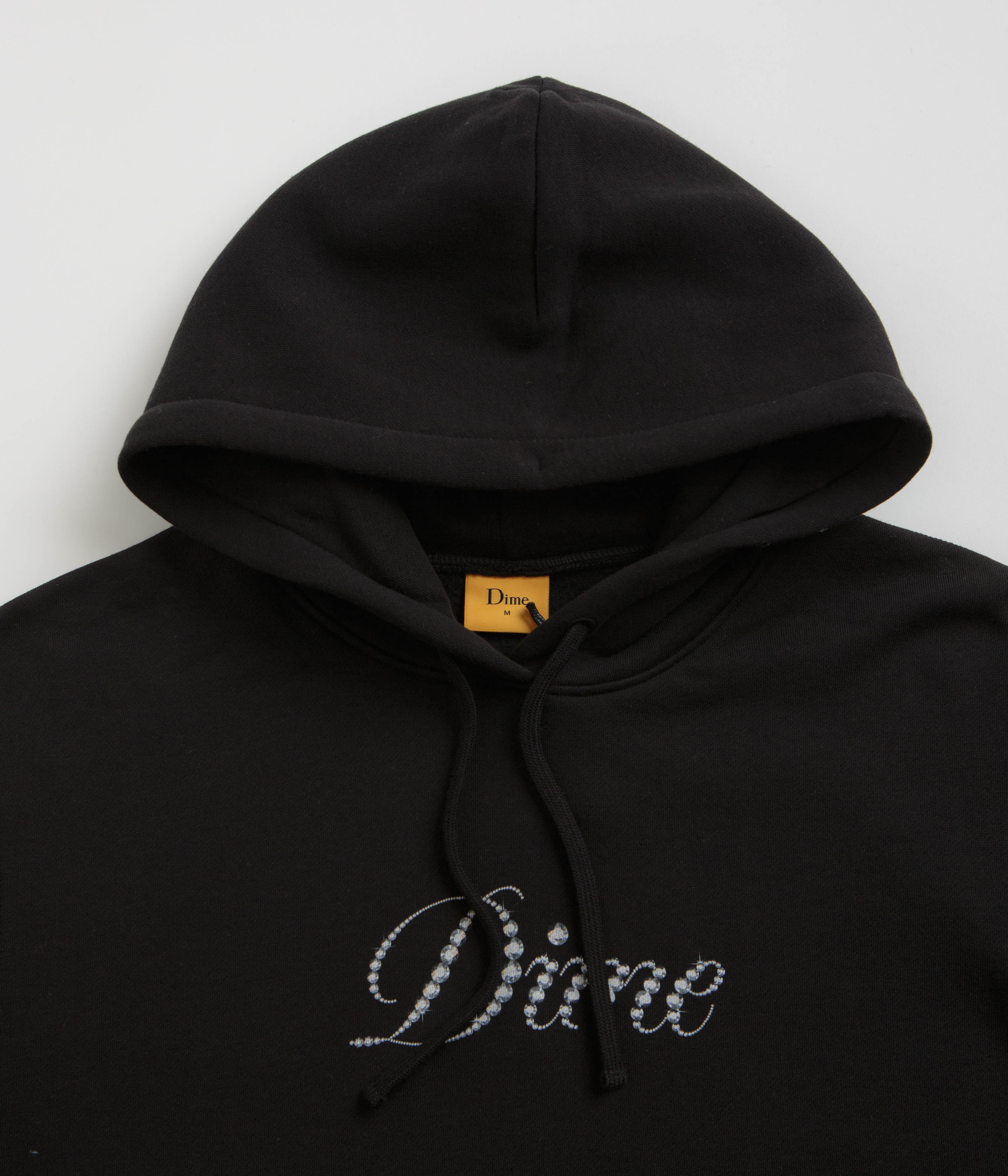 Dime Icy Cursive Hoodie - Black | Flatspot