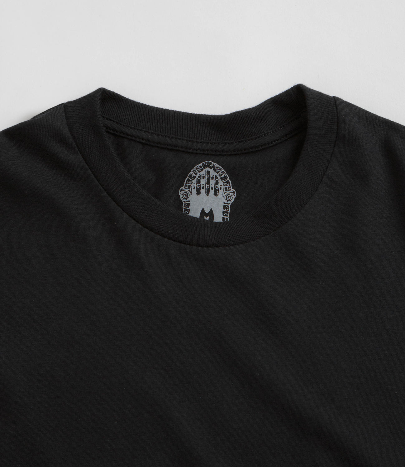 Dungeon Portcullis Logo Long Sleeve T-Shirt - Black | Flatspot