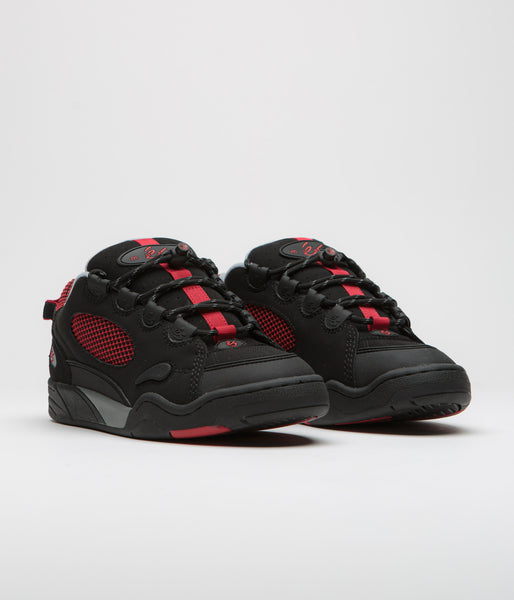 eS Muska Shoes - Black / Red | Flatspot