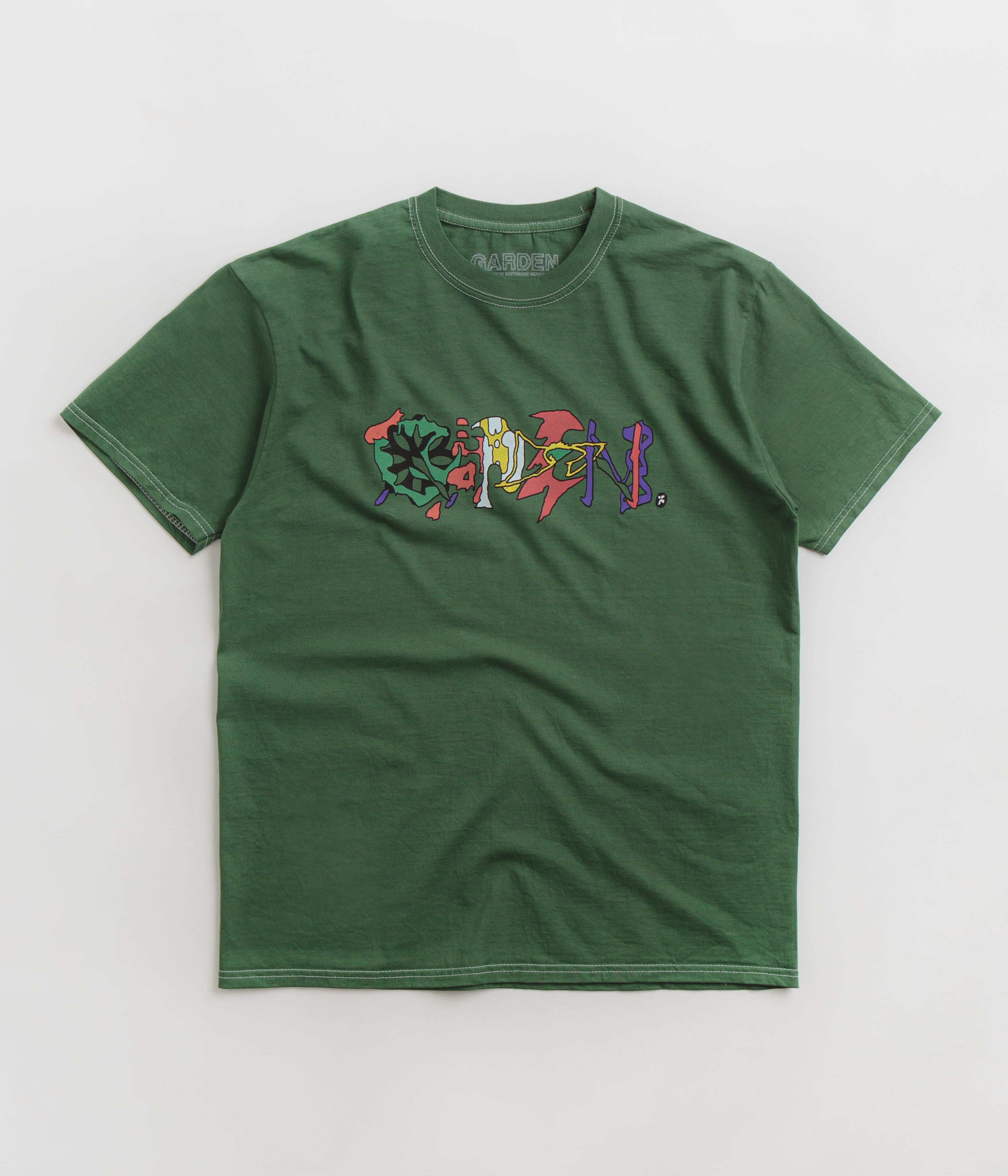 Garden Compost Positions T-Shirt - Green | Flatspot