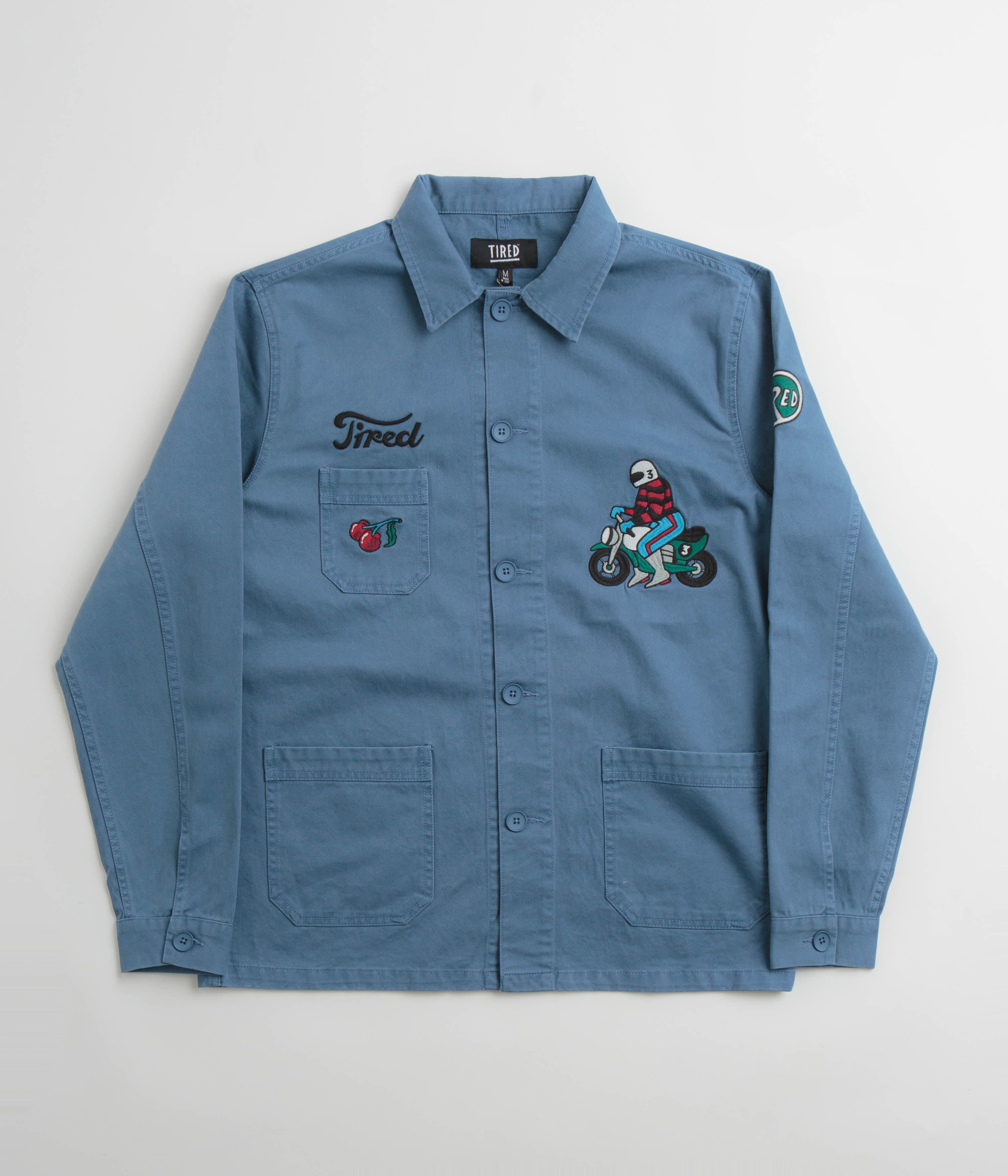 Tired Moto Field Jacket - Cadet Blue | Flatspot