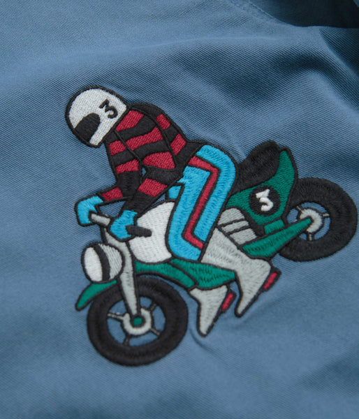 Tired Moto Field Jacket - Cadet Blue | Flatspot