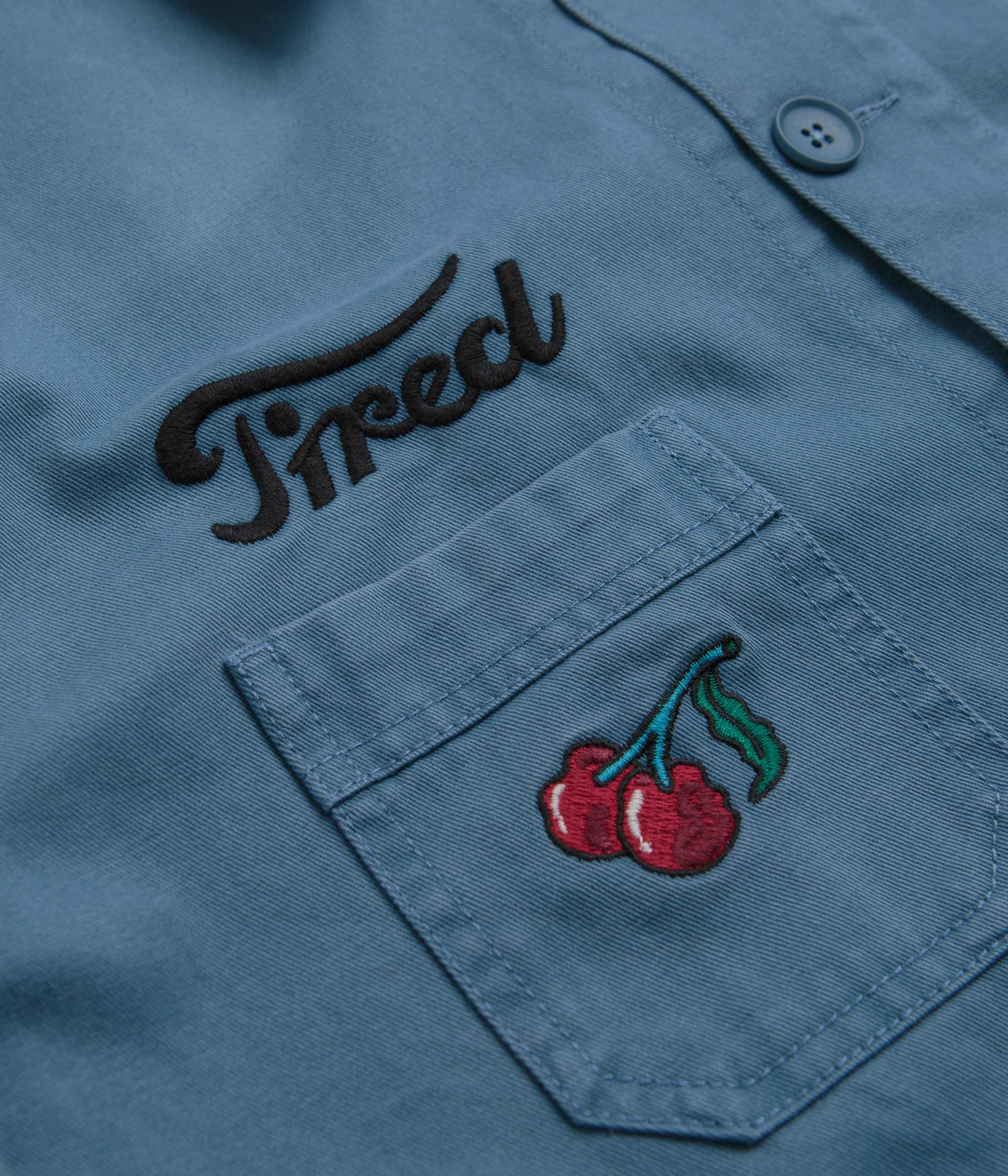 Tired Moto Field Jacket - Cadet Blue | Flatspot