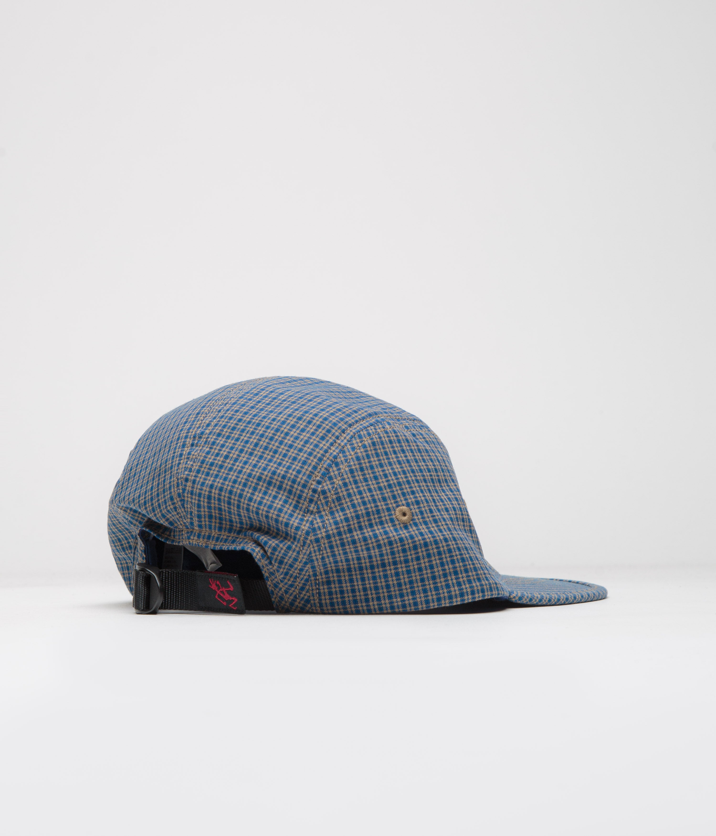 Gramicci Checkered Long Bill Cap - Sierra Check Navy | Flatspot