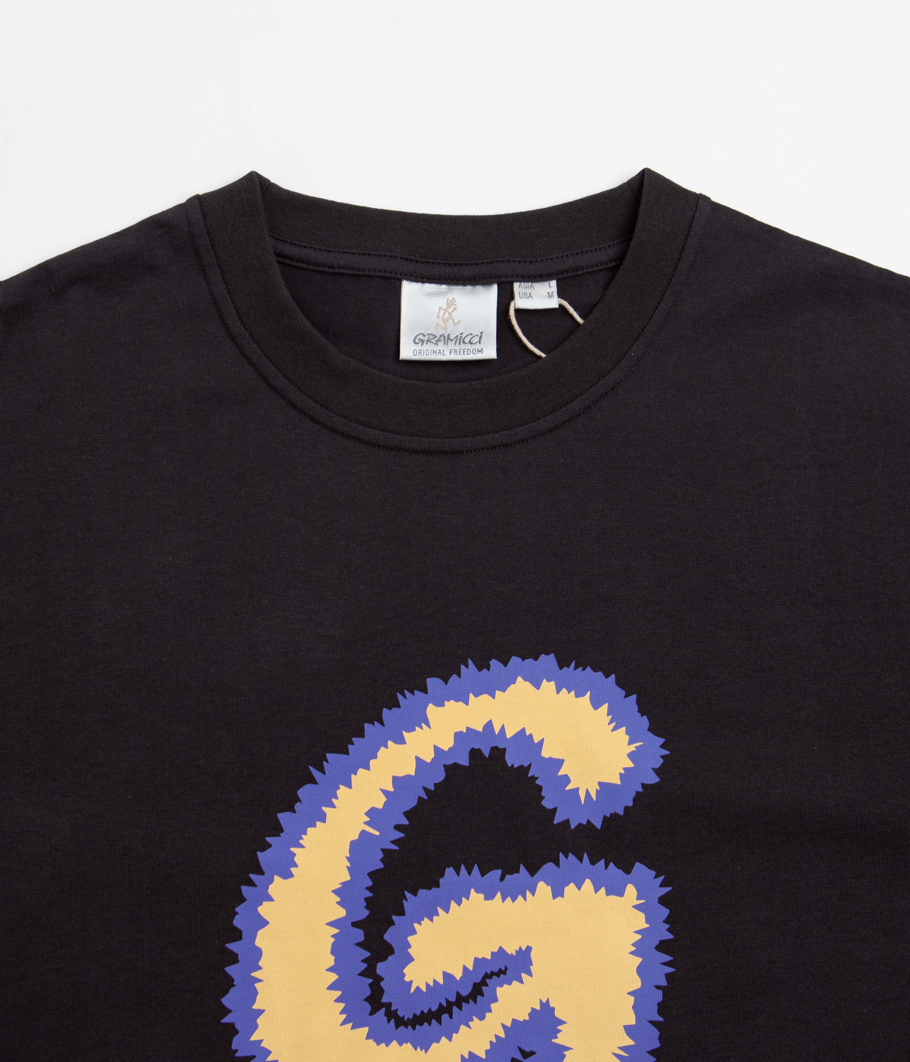 Gramicci Fuzzy G-Logo T-Shirt - Vintage Black | Flatspot