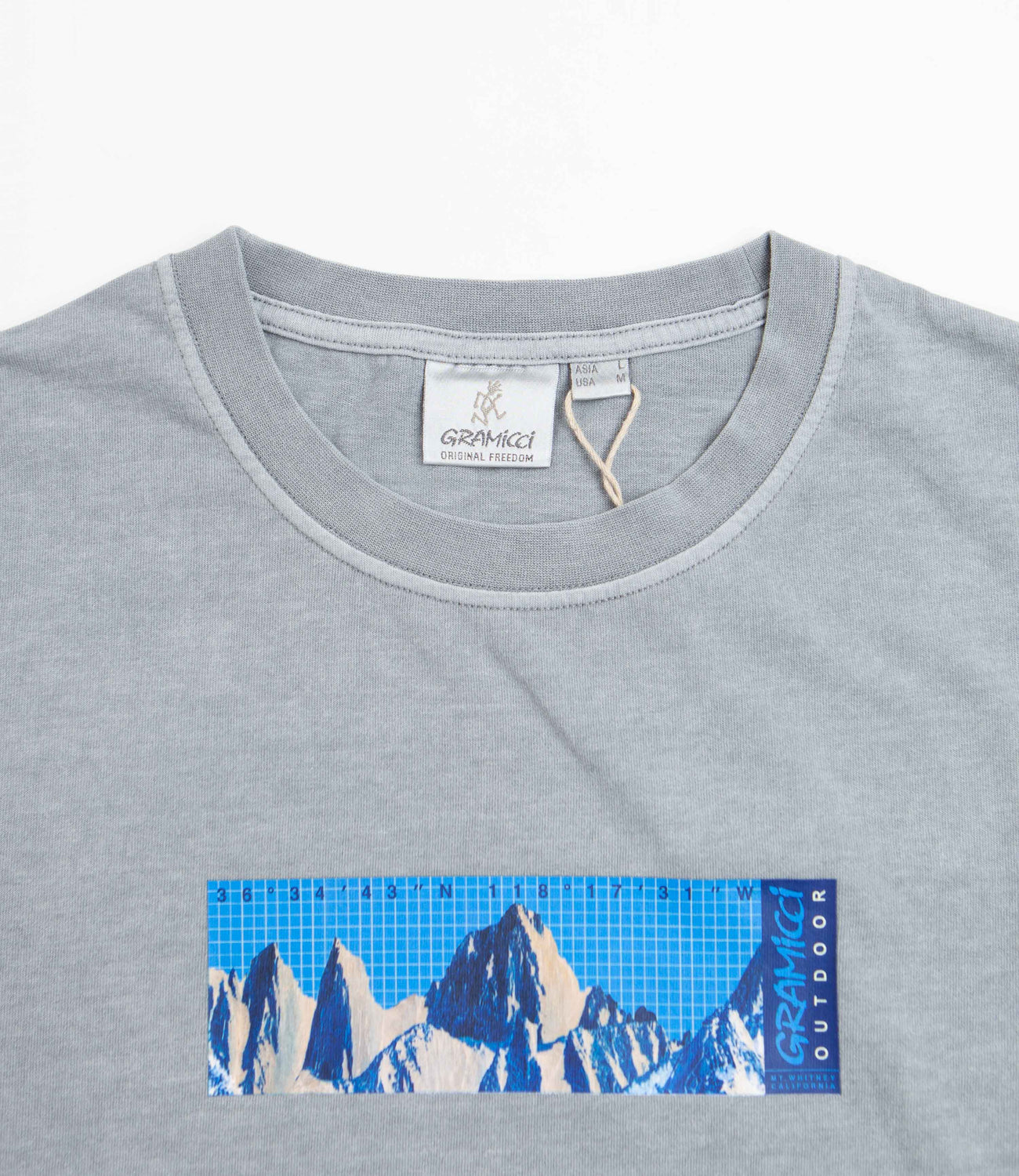 Gramicci Mount Whitney T-Shirt - Smoky Slate Pigment | Flatspot