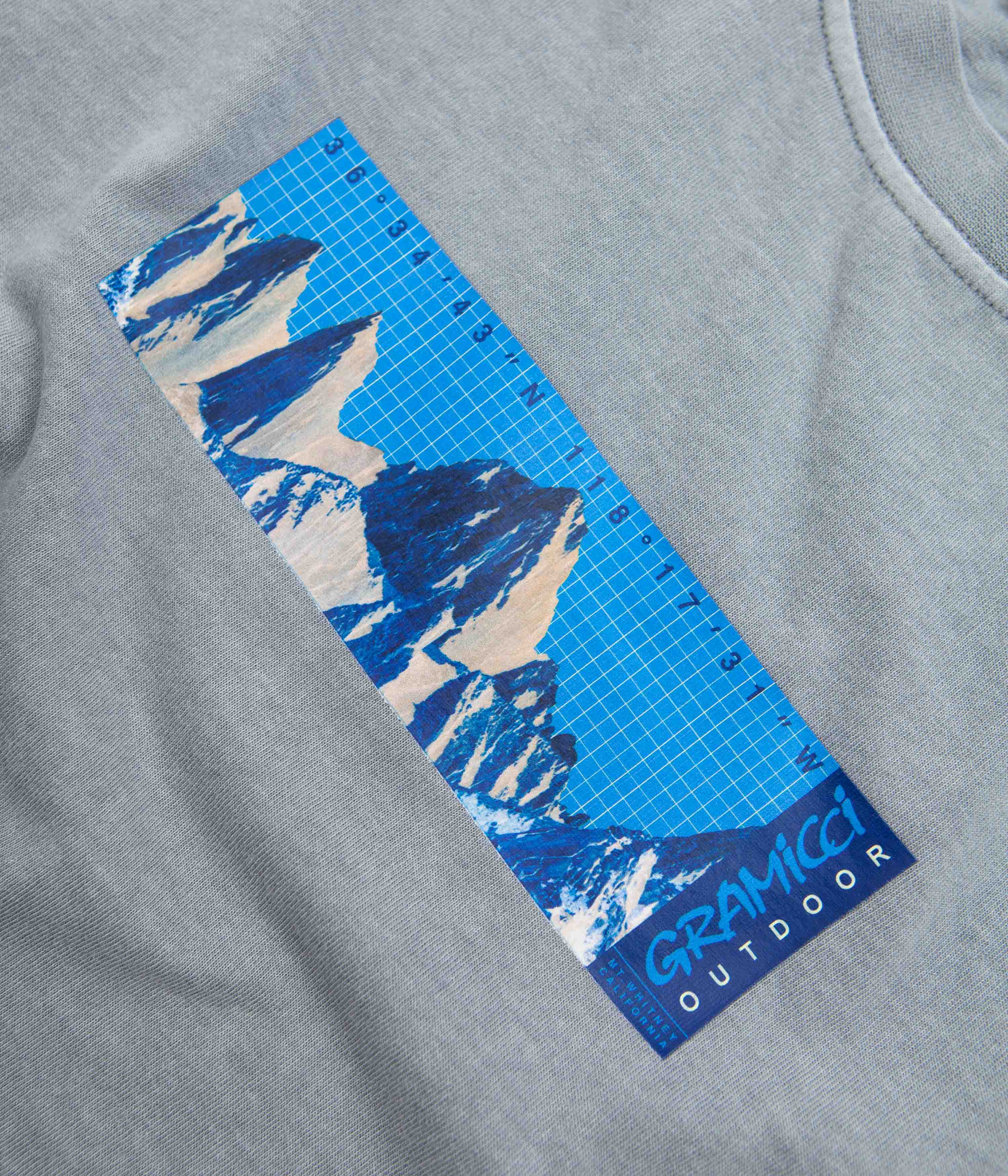 Gramicci Mount Whitney T-Shirt - Smoky Slate Pigment | Flatspot