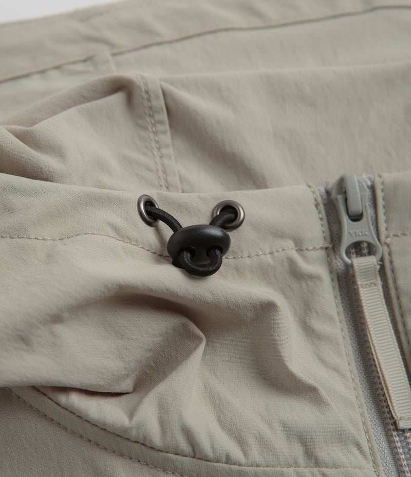 Gramicci Softshell Nylon Hooded Jacket - Stone Grey | Flatspot