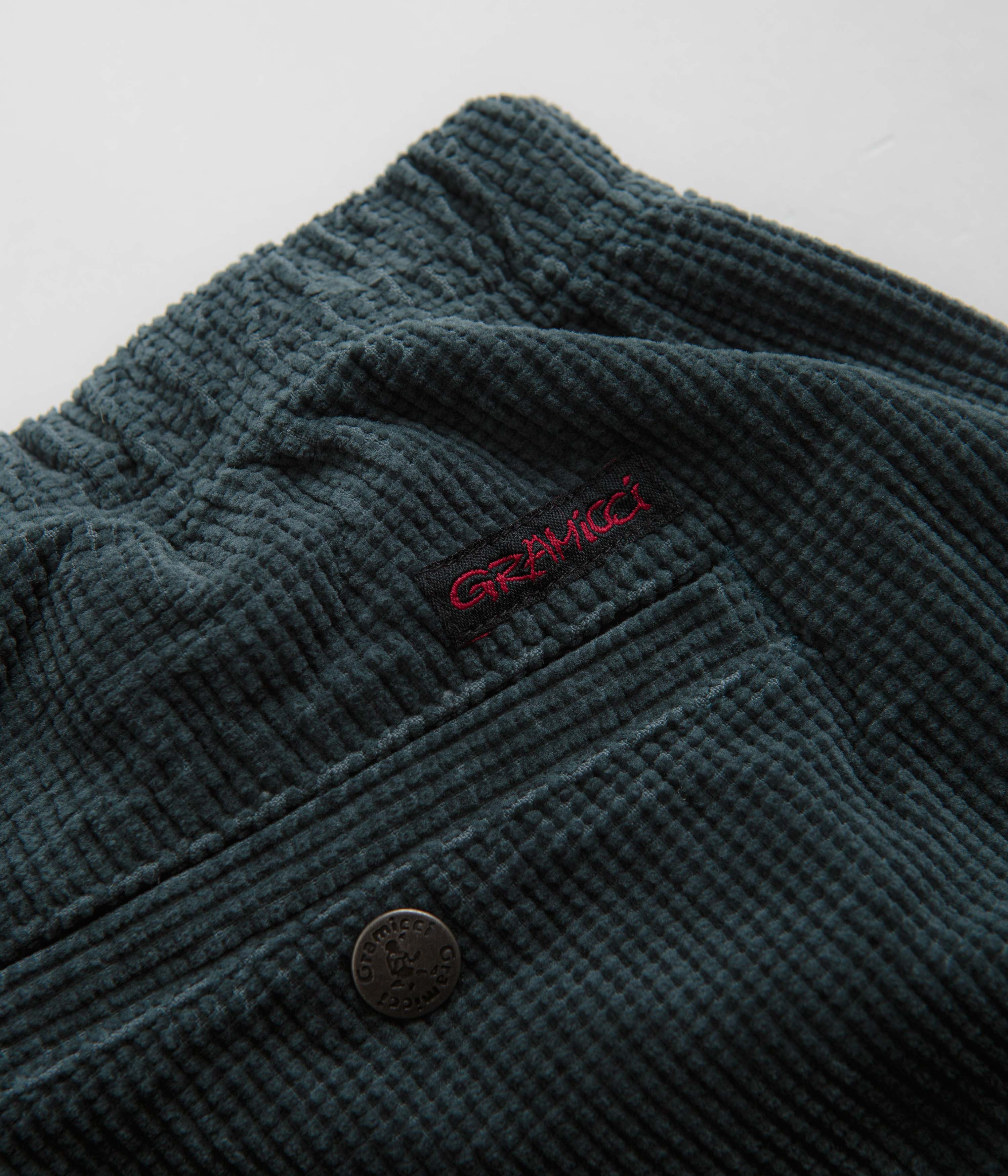 Gramicci Waffle Cord Double-Knee Climber Pants - Foggy Pine Dye | Flatspot