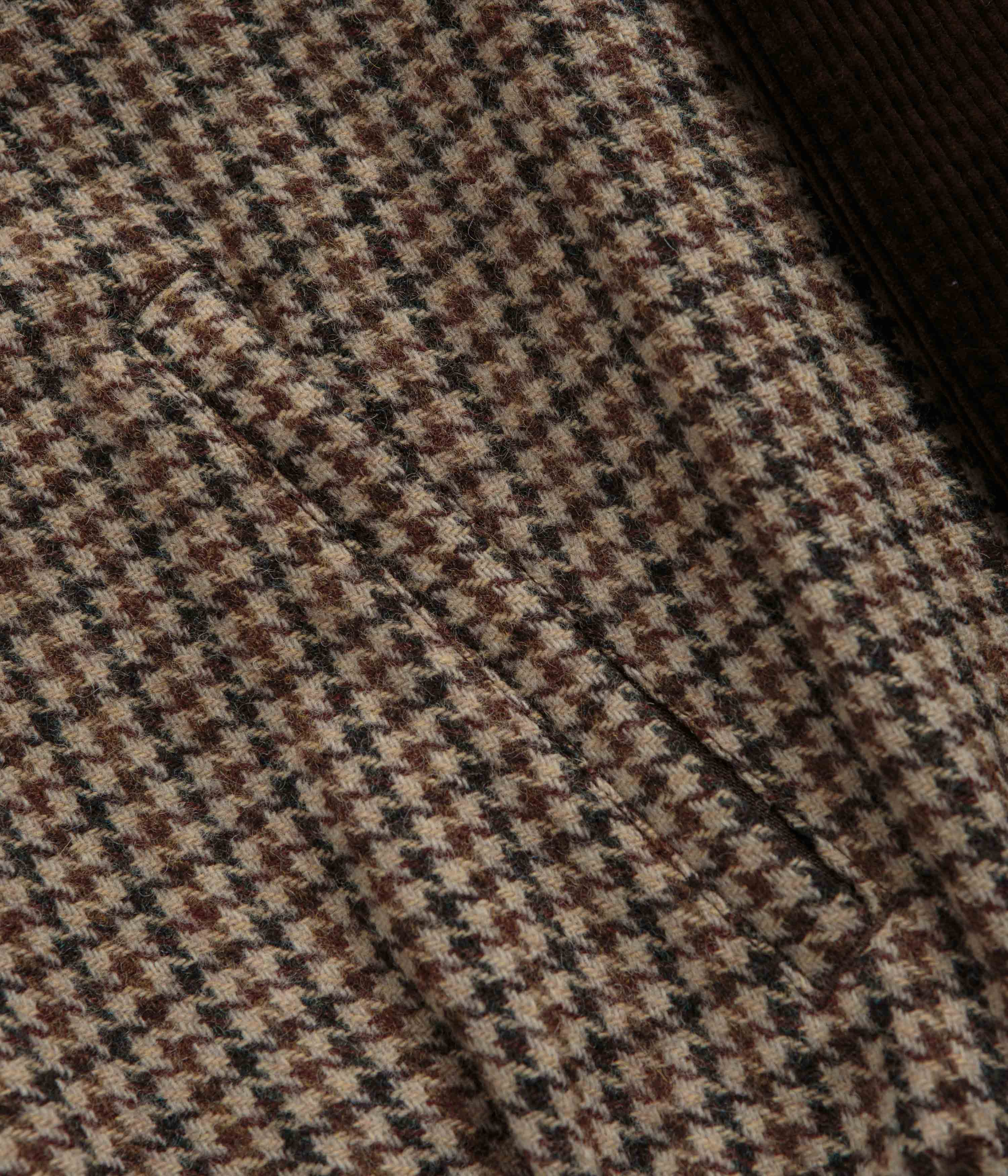 Grand Collection Wool Panel Corduroy Jacket - Multi | Flatspot