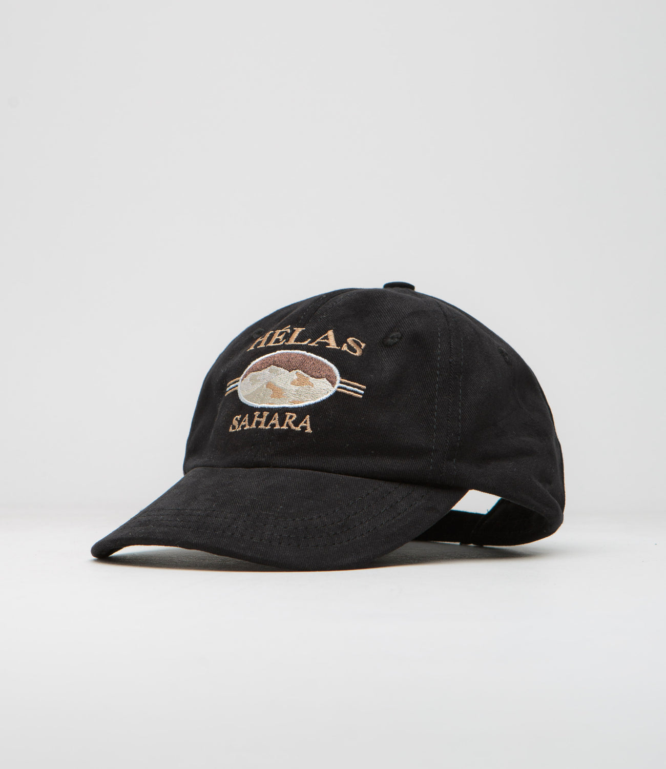 Helas Sahara Twill Cap - Black | Flatspot