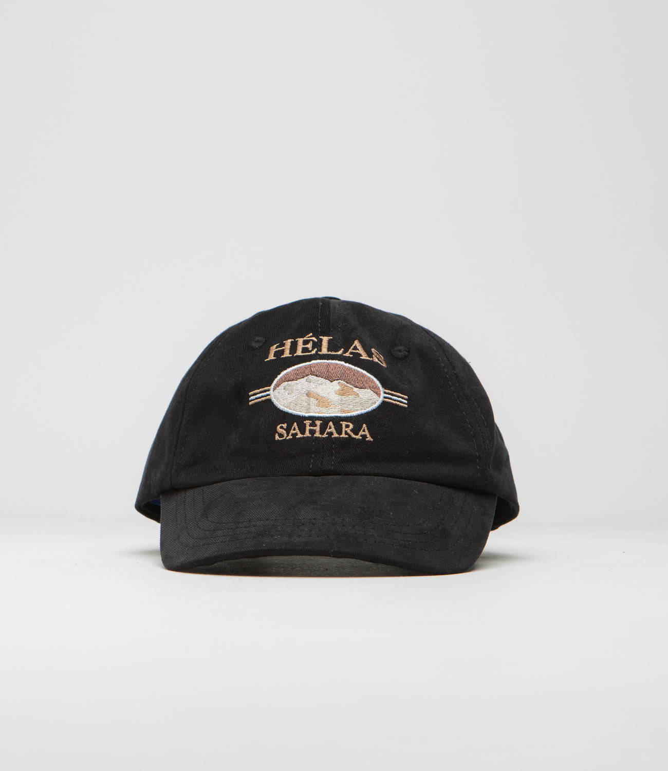 Helas Sahara Twill Cap - Black | Flatspot