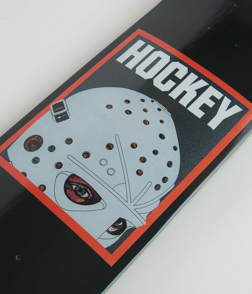 Hockey Half Mask Deck - Black - 8.25" | Flatspot