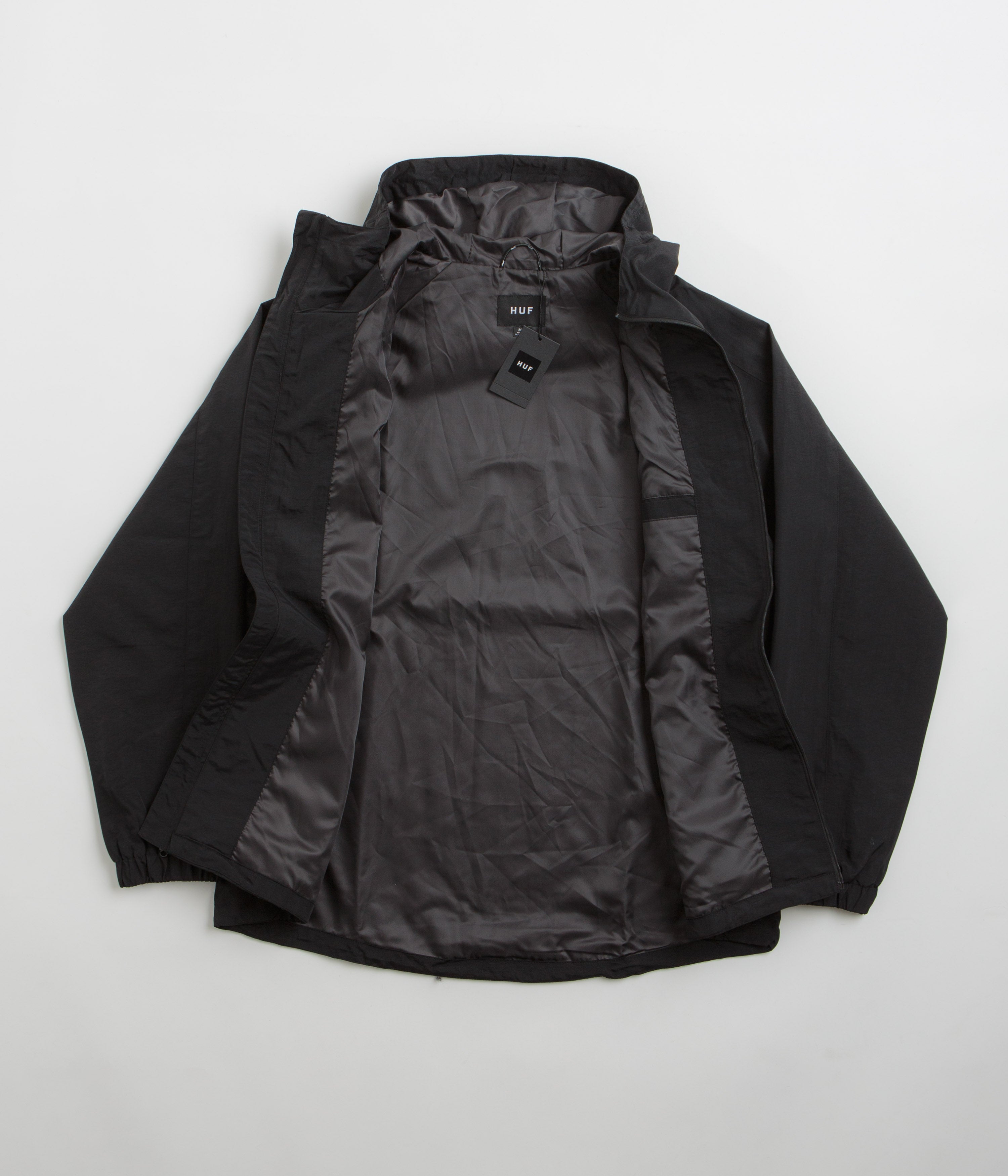 HUF Set Shell Jacket - Blackout | Flatspot