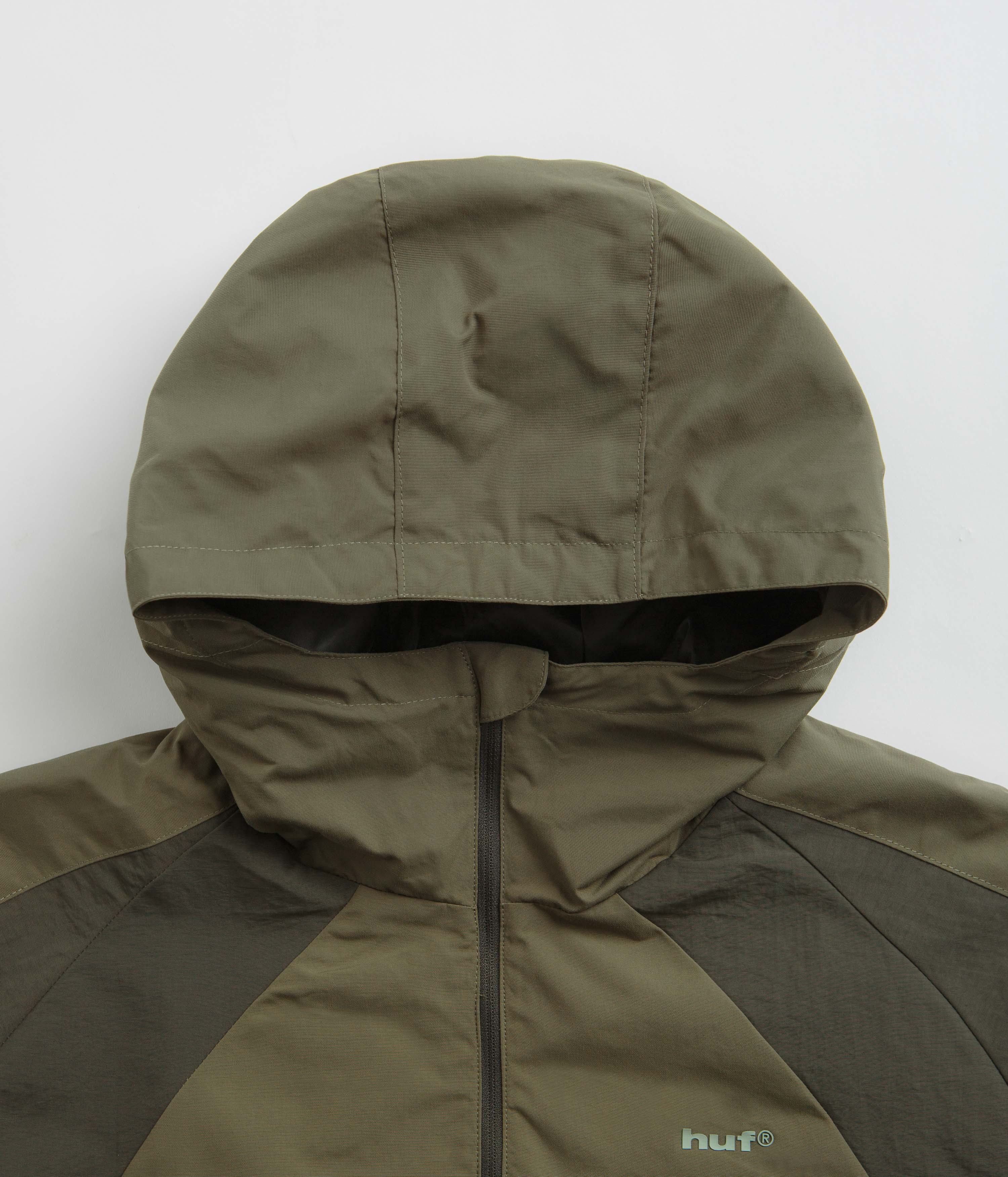 HUF Set Shell Jacket - Olive | Flatspot
