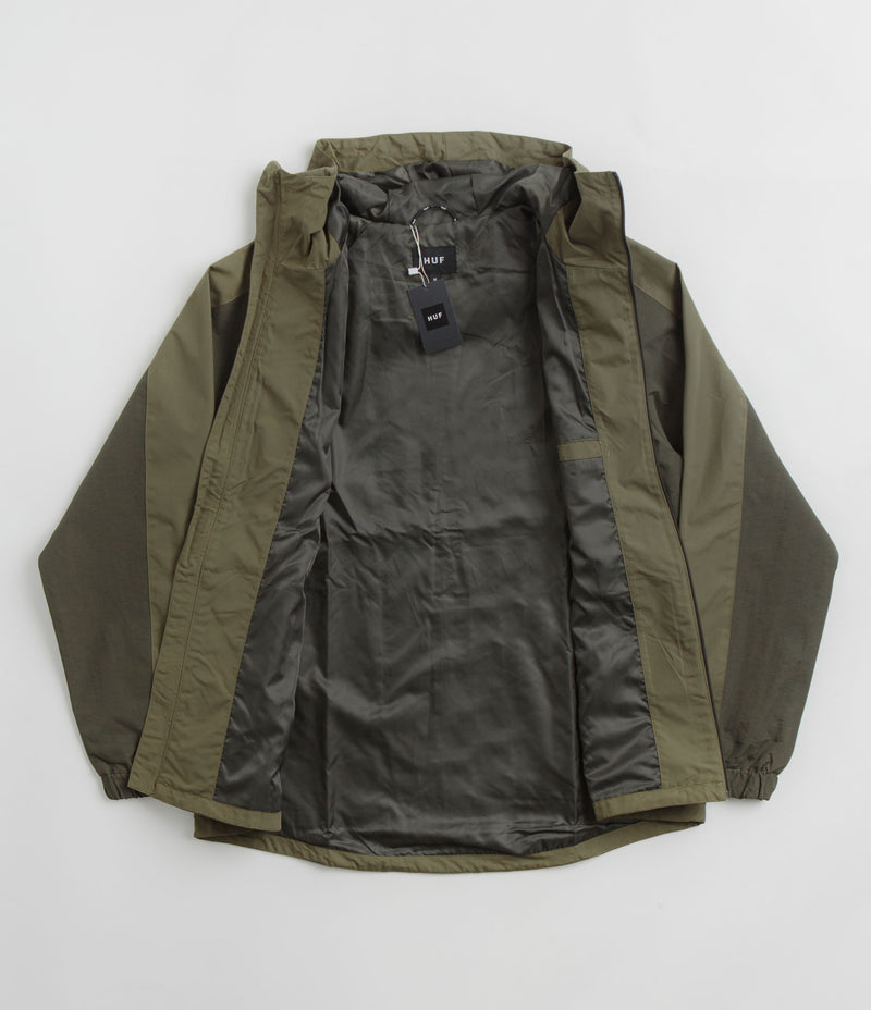 HUF Set Shell Jacket - Olive | flatspot