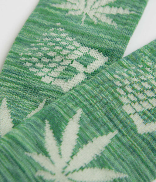 HUF x Bronze 56K Plantlife Marled Socks - Green | Flatspot