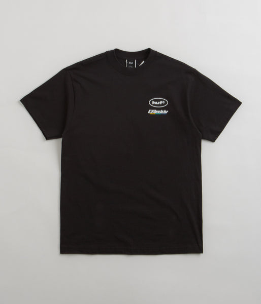 HUF x Greddy T-Shirt - Black | Flatspot