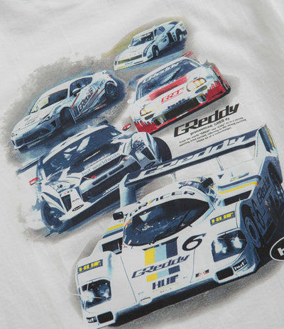 HUF x Greddy T-Shirt - White | Flatspot