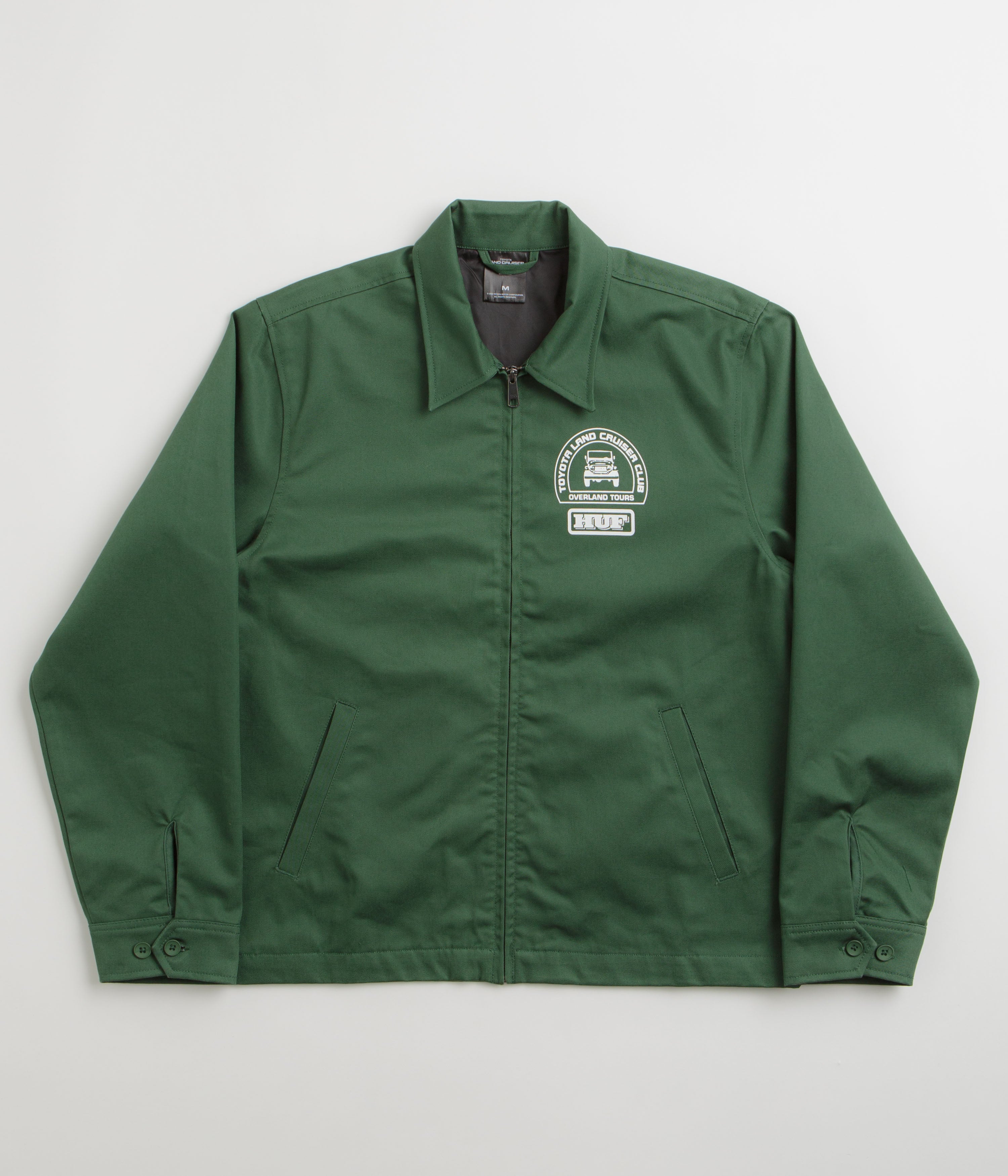HUF x Toyota Parts & Service Jacket - Forest Green | Flatspot