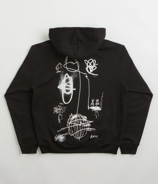 Last Resort AB x Julian Smith Expando Hoodie - Black / White | Flatspot