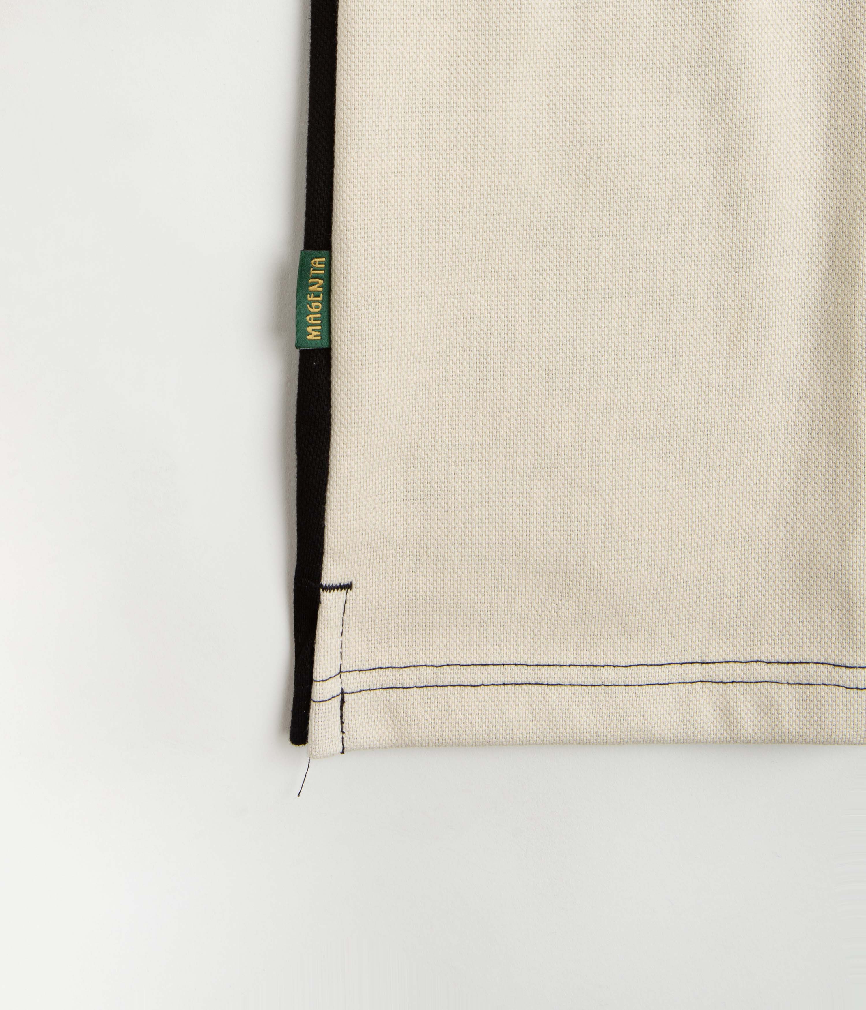 Magenta Peace Polo Shirt - Natural / Black | Flatspot