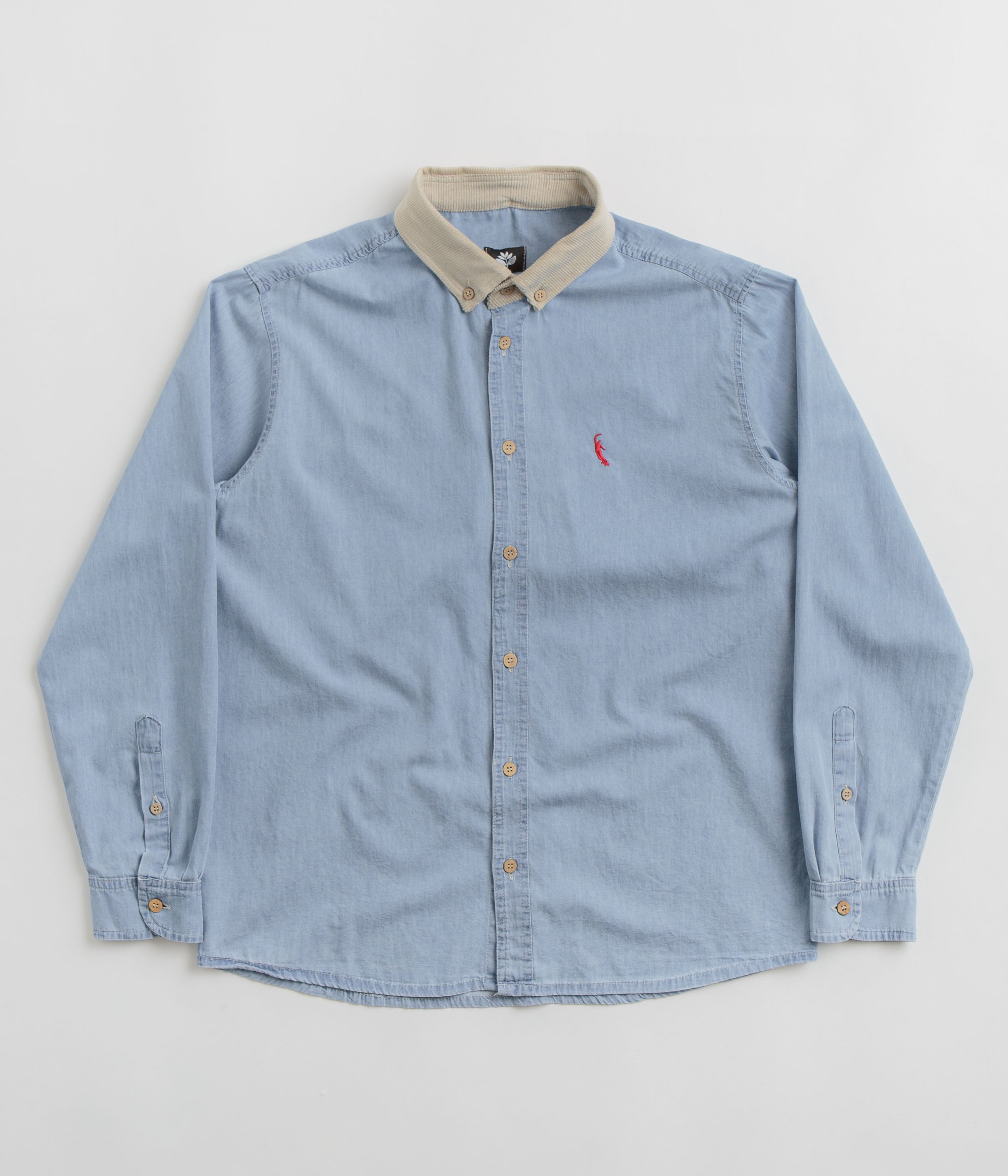 Magenta PWS Shirt - Washed Denim | Flatspot
