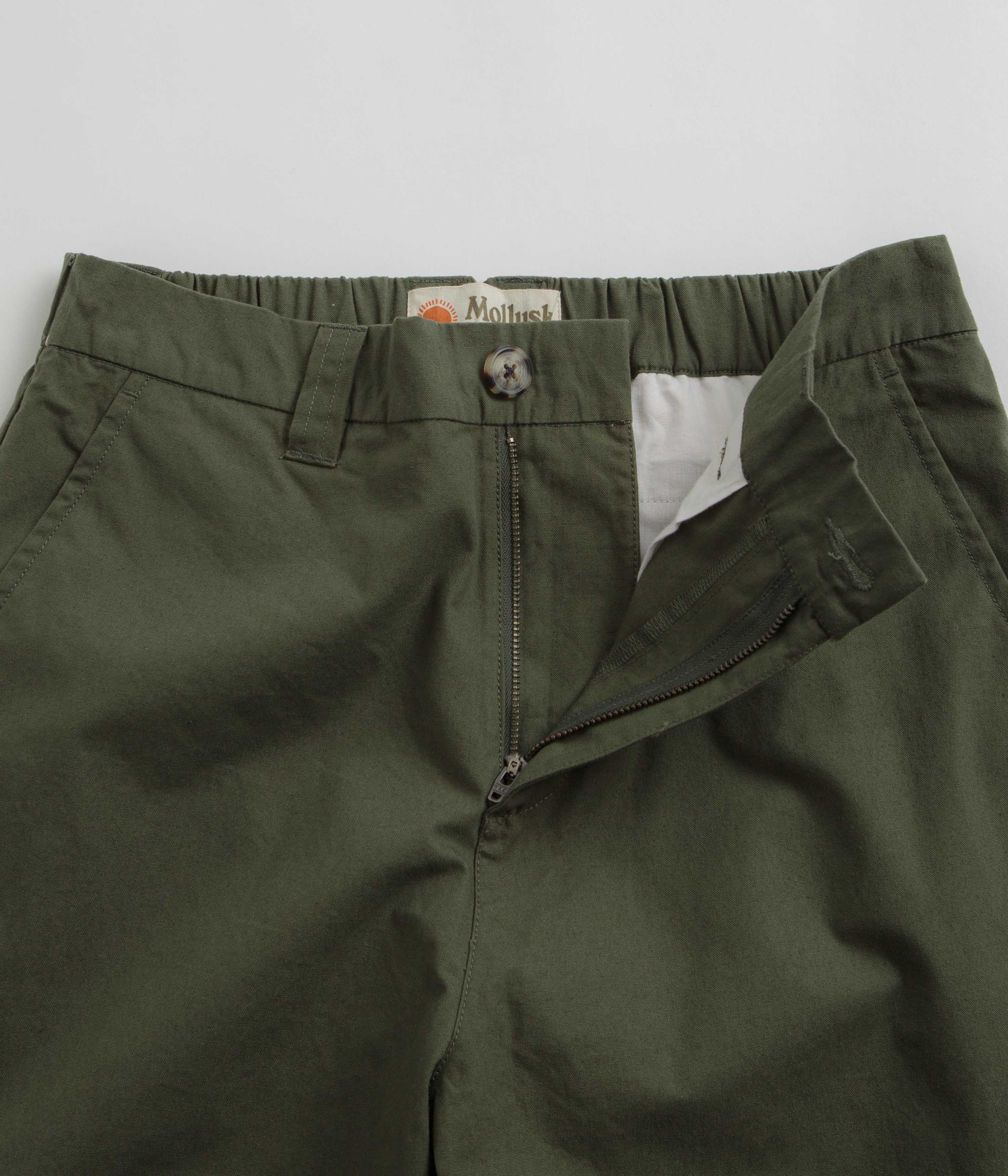 Mollusk Boat Pants - Dark Moss | Flatspot